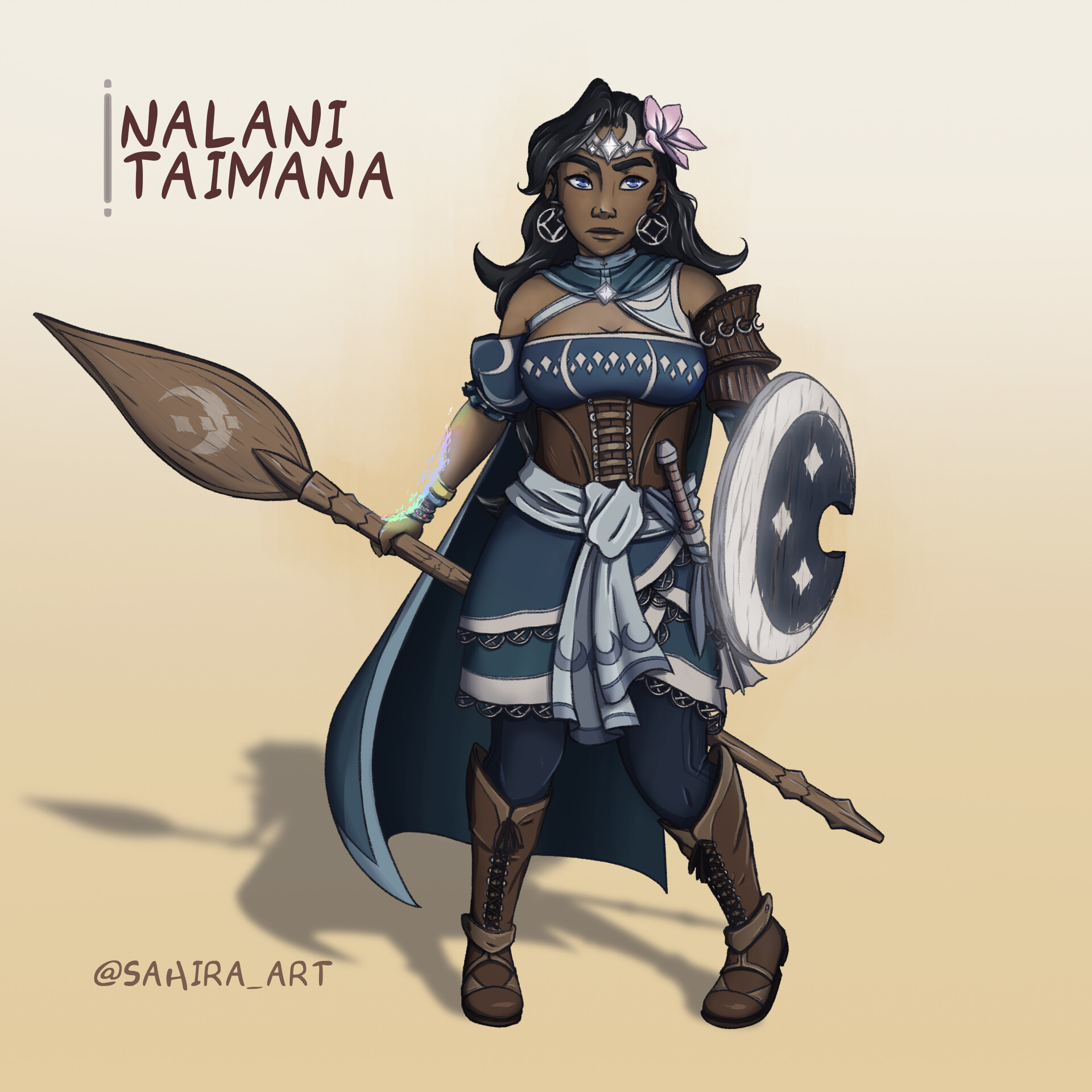 ArtStation - Nalani Taimana - Cleric of the Heavensdancer