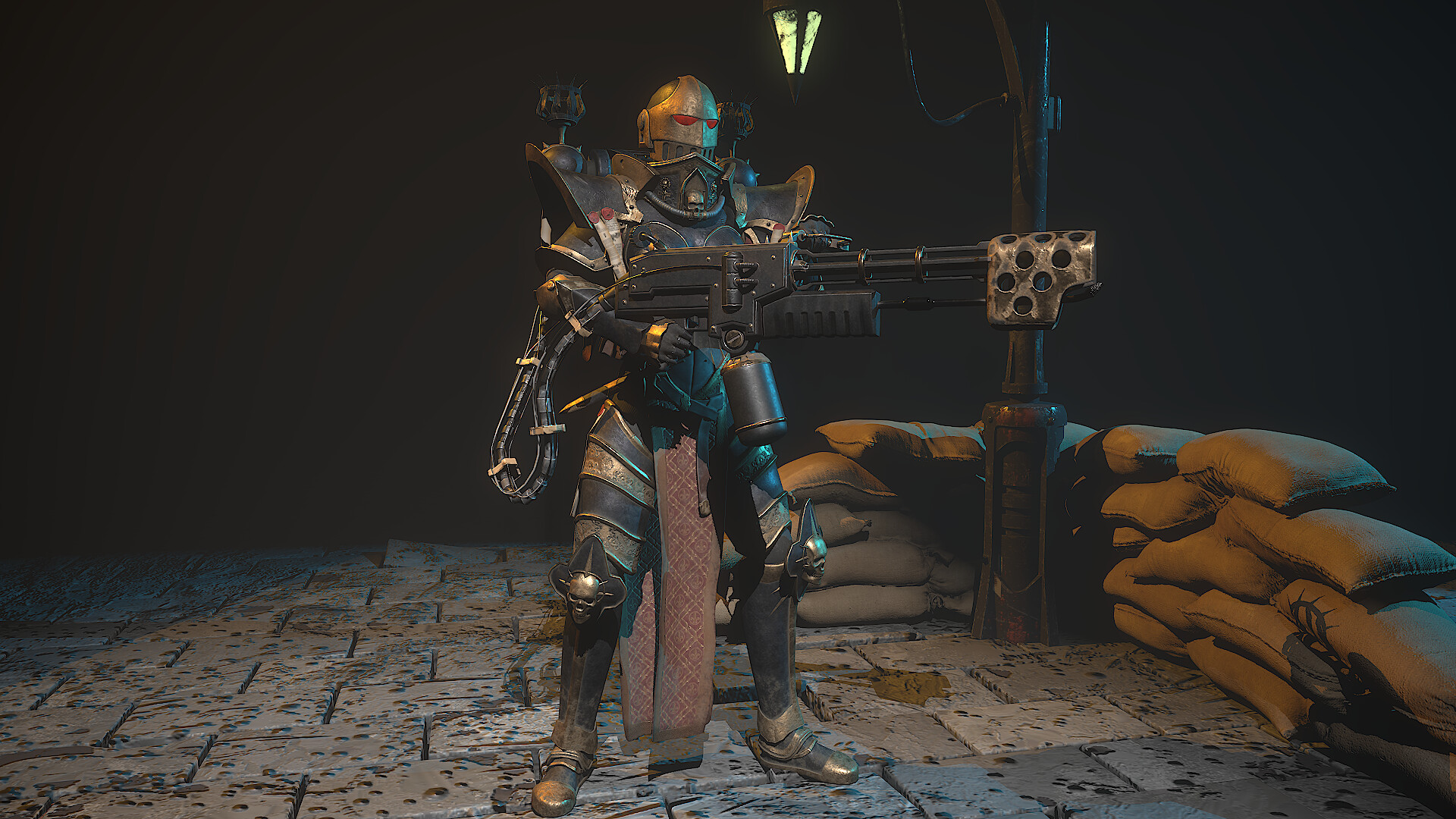 ArtStation - Warhammer 40K Adepta Sororitas Sister of battle Flamethrower