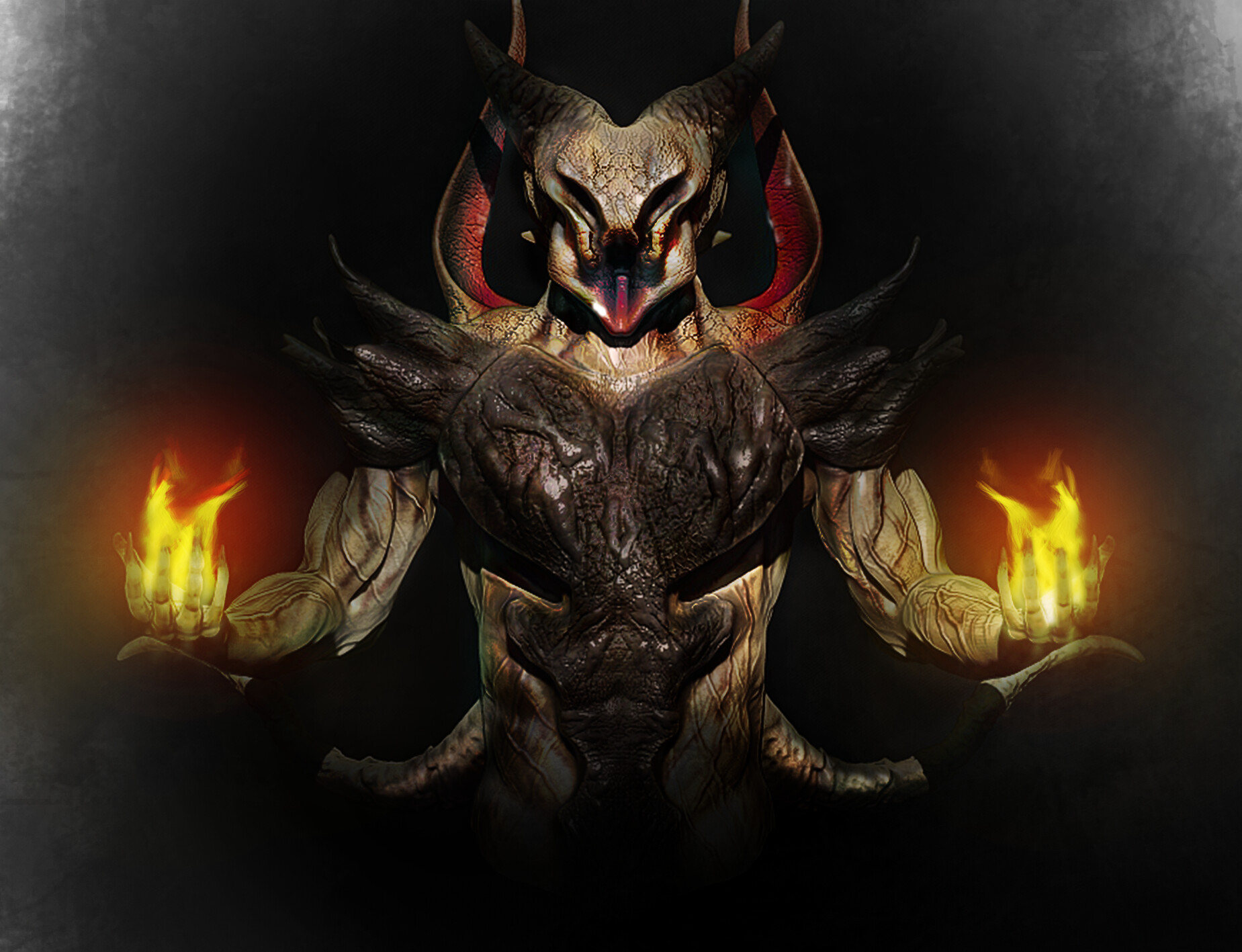 ArtStation - Demon concept "Egon"