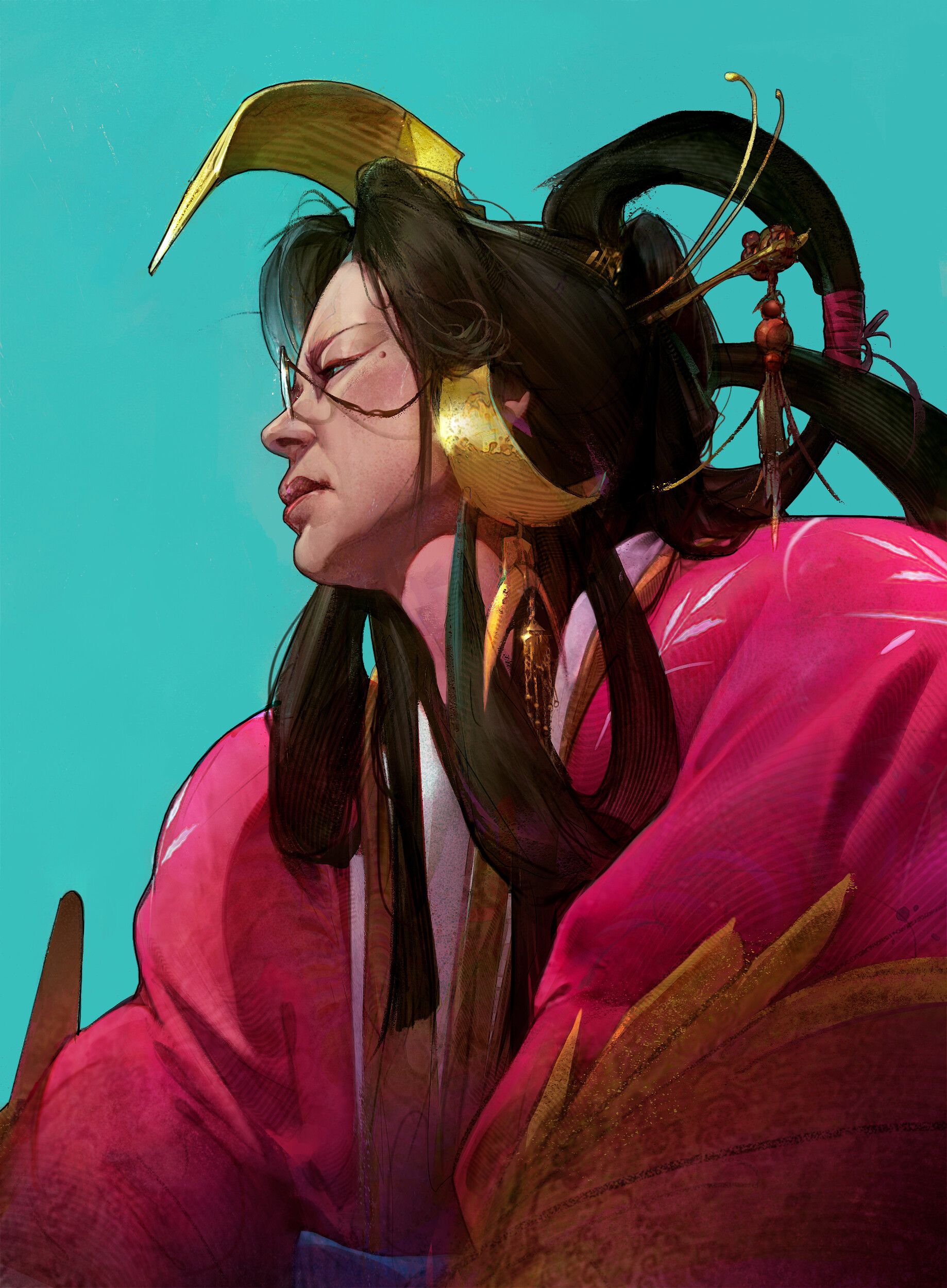 ArtStation - Azami Lady of Scrolls