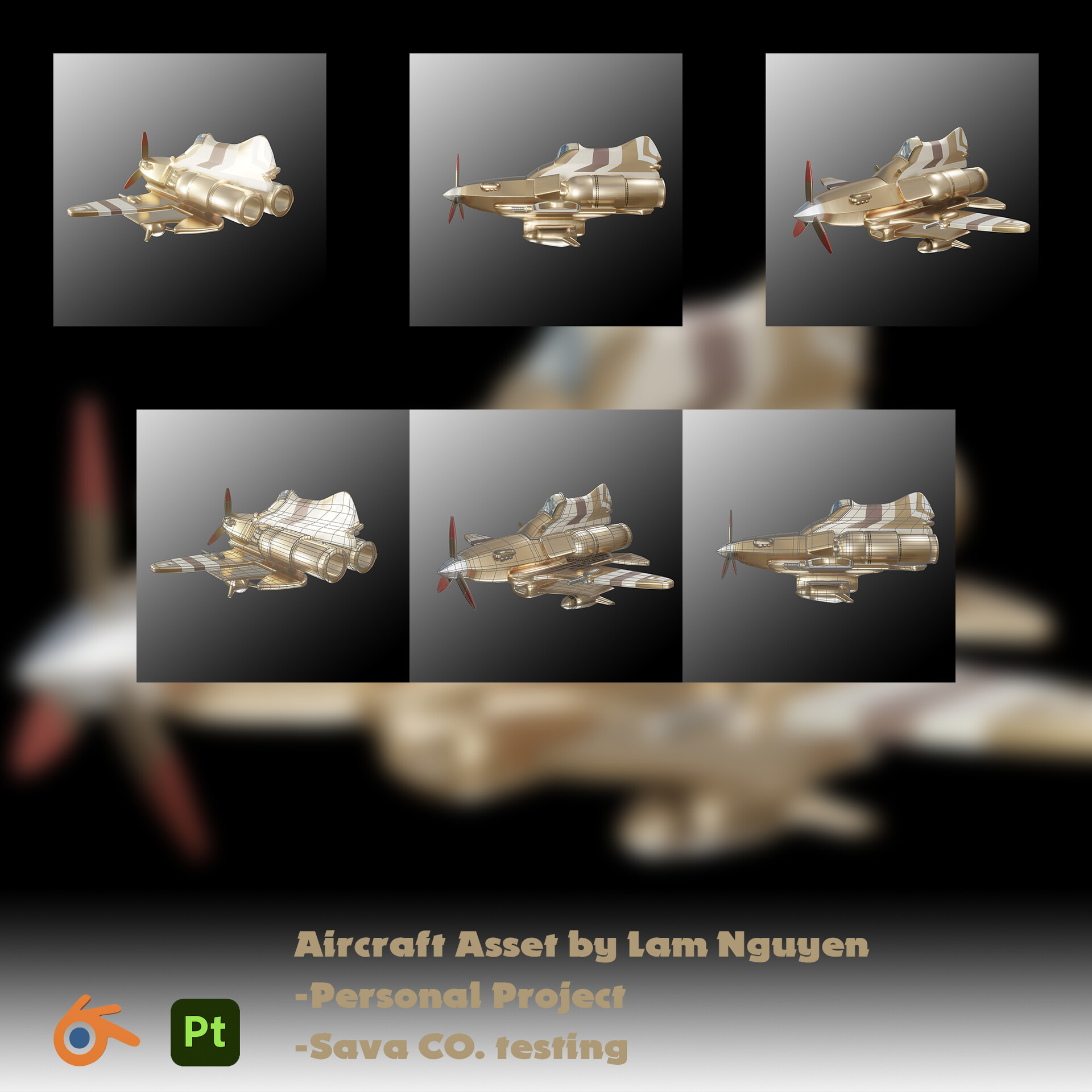 ArtStation - Aircraft Asset