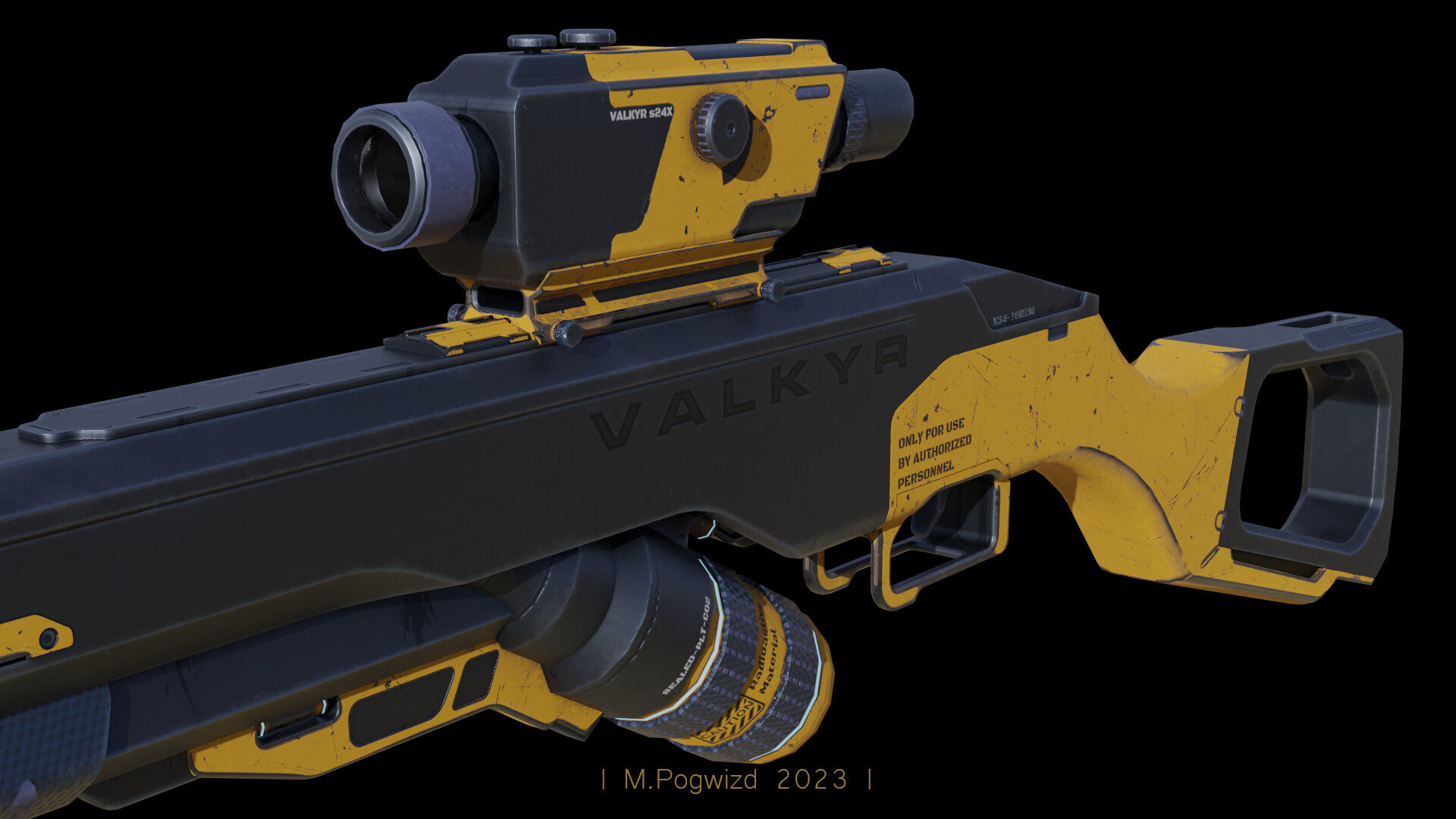 Michał Pogwizd - Sc-Fi Valkyr Rifle