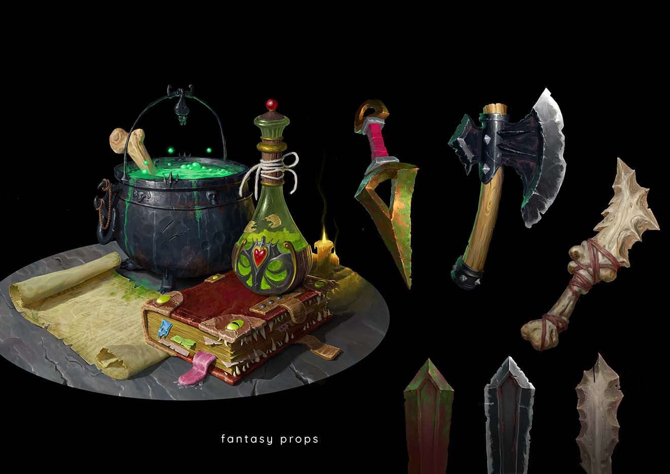 ArtStation - Fantasy Props