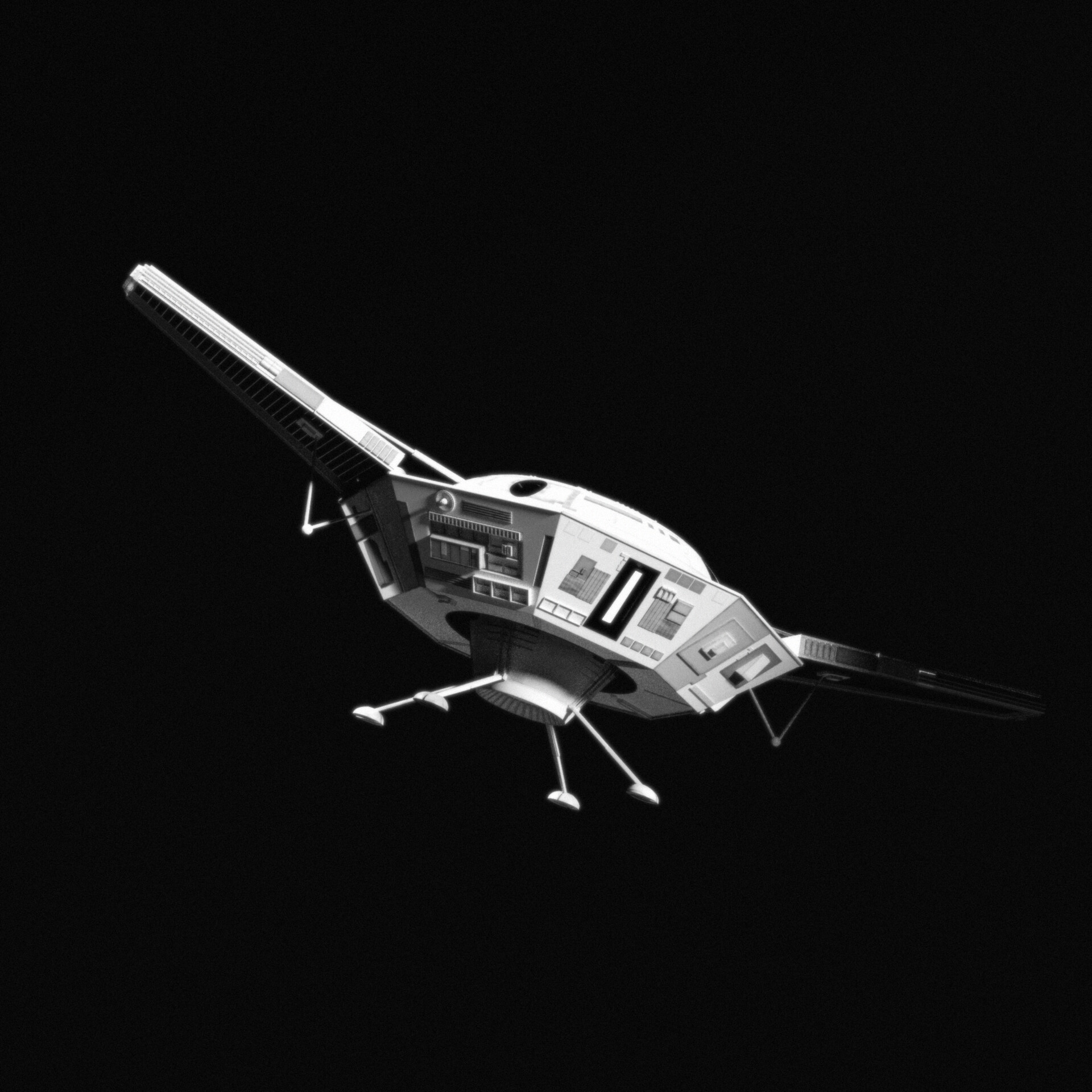 ArtStation - Unused Probe from 2001: A Space Odyssey