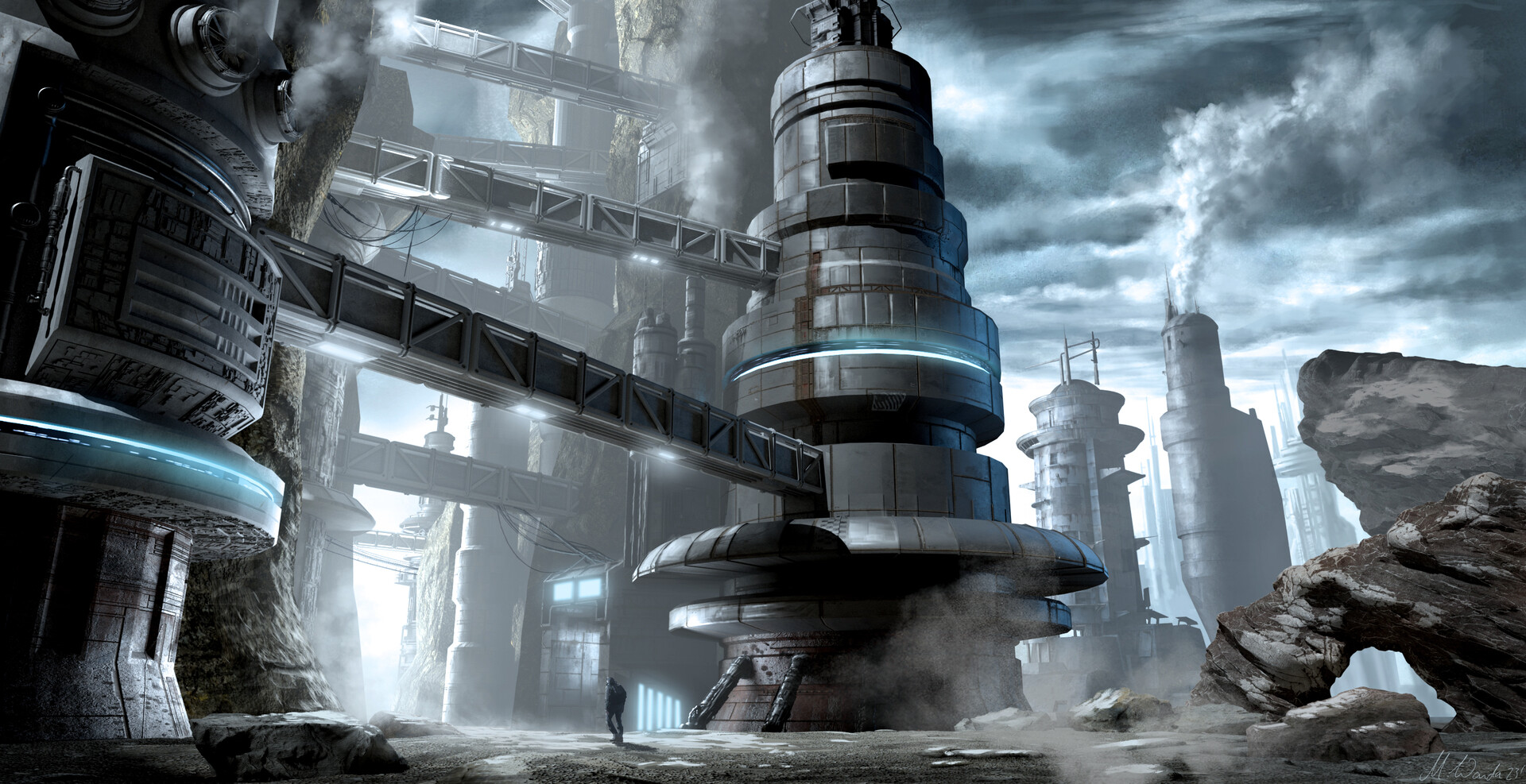 ArtStation - Sci Fi structure