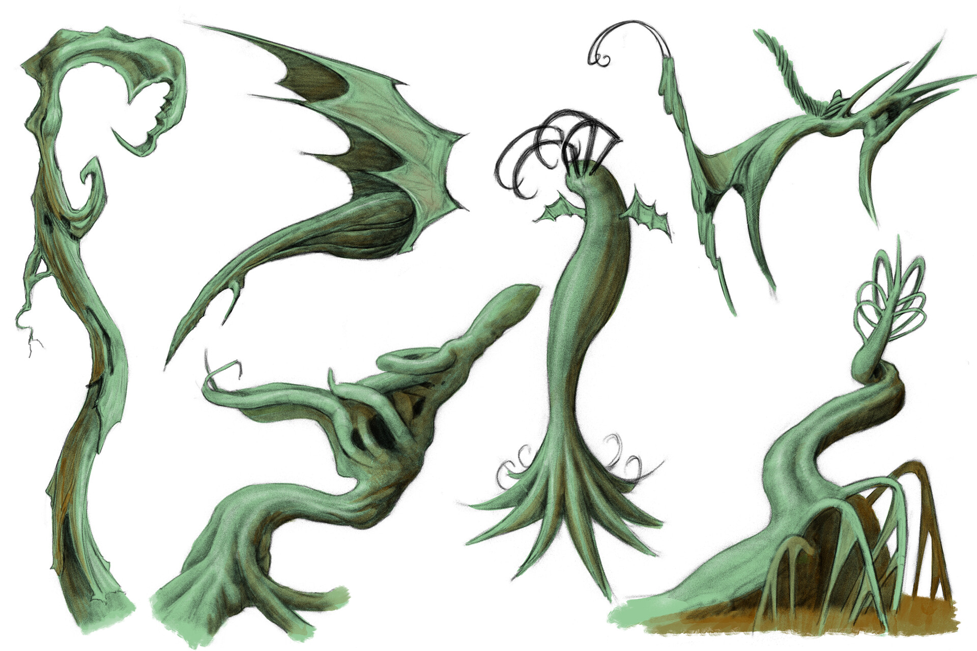 ArtStation - Bat Trees