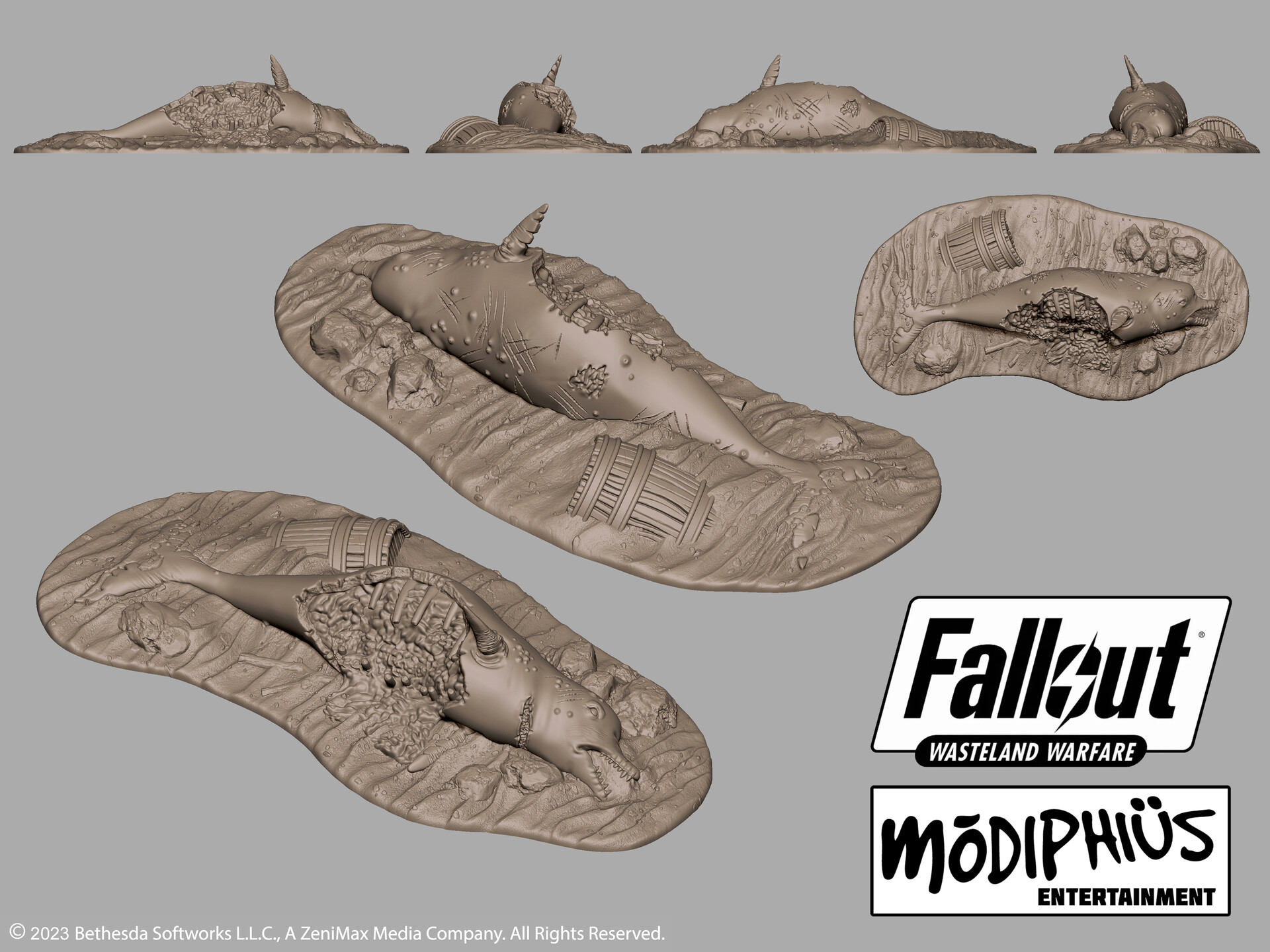Sean H Bullough - Fallout: Wasteland Warfare - Dead Wildlife - Dolphin ...