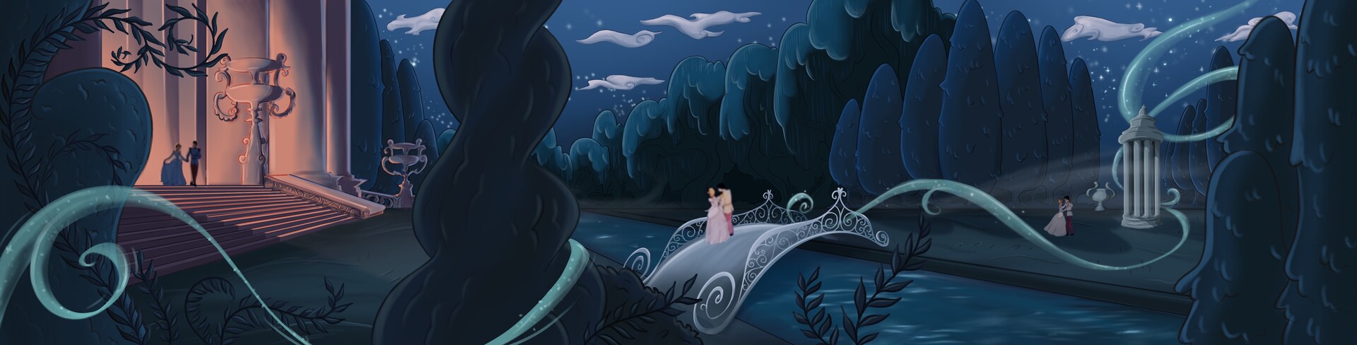 cinderella background art