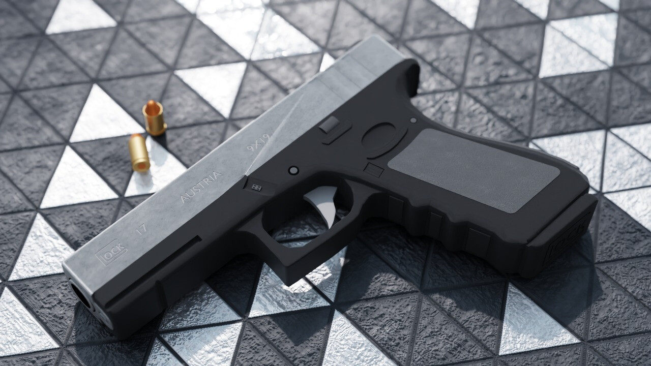 ArtStation - Glock-17 Render