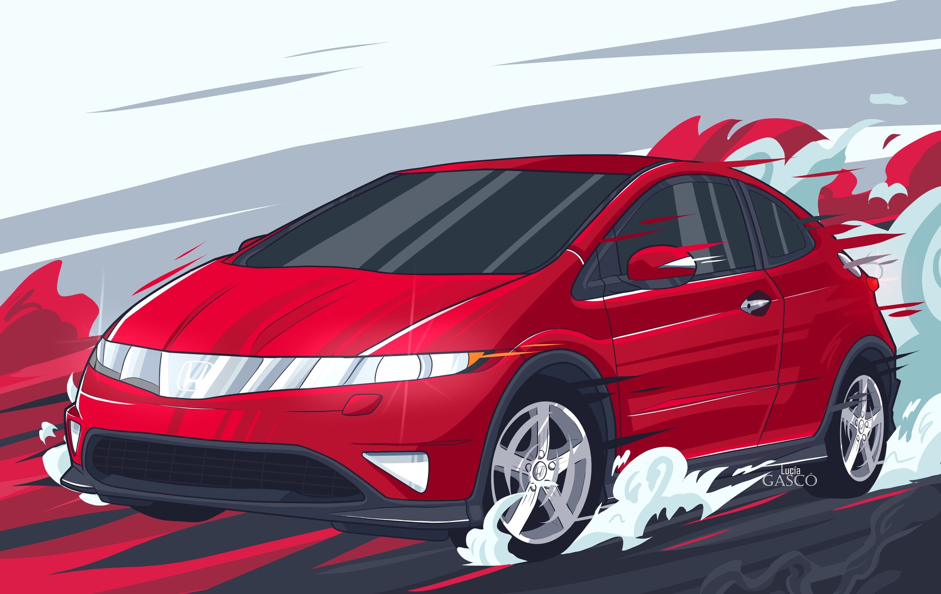 ArtStation - [CAR] Honda Civic Type S