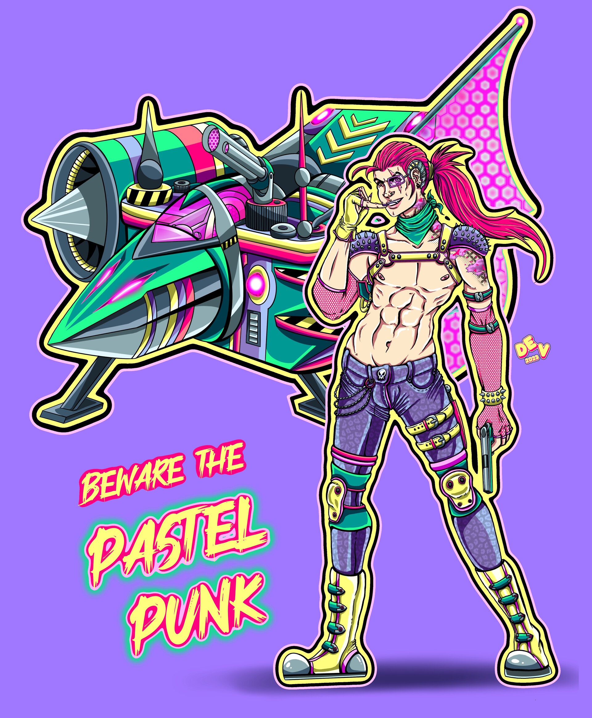 ArtStation - Beware the Pastel Punk