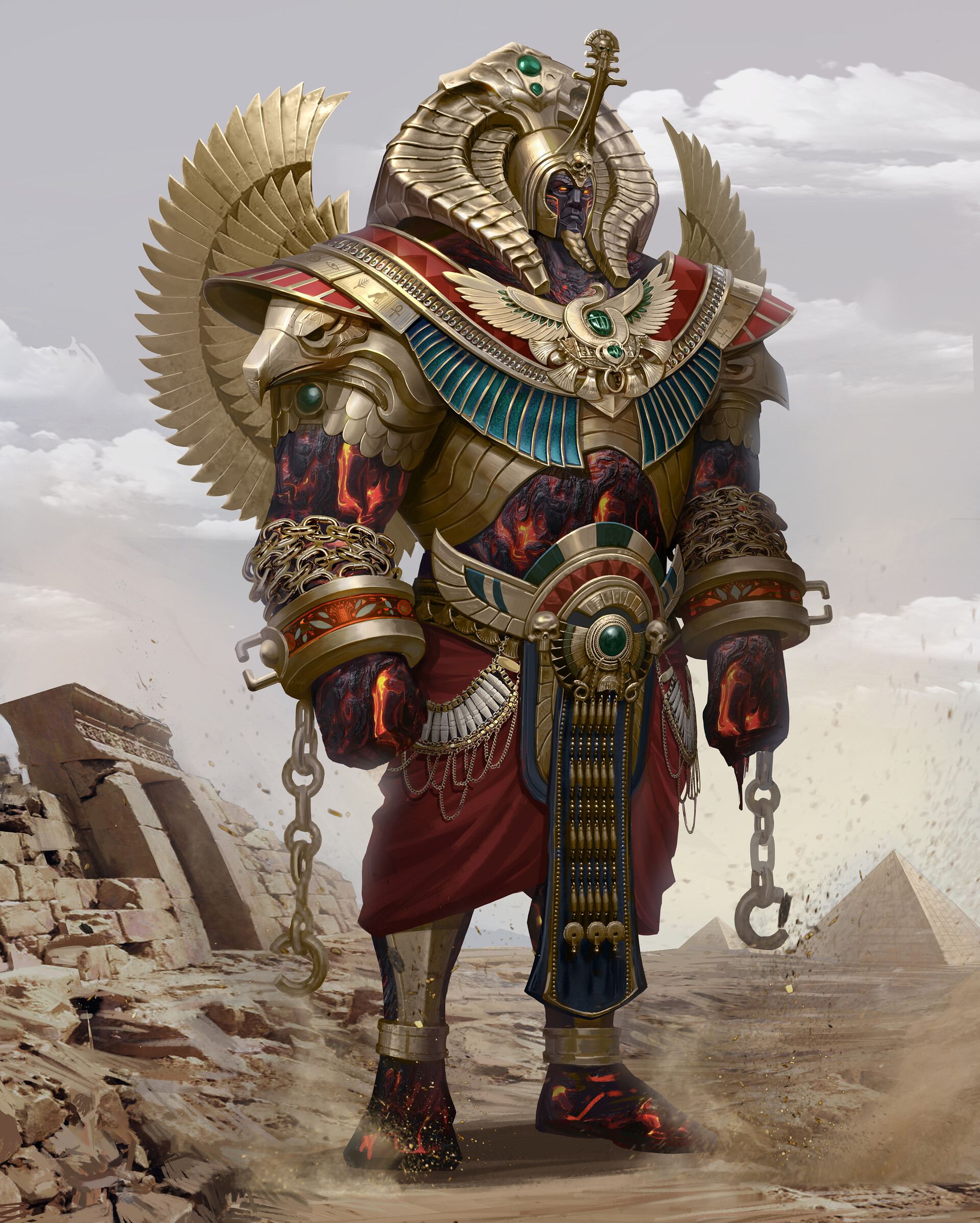 ArtStation - A pharaoh with a severed hand