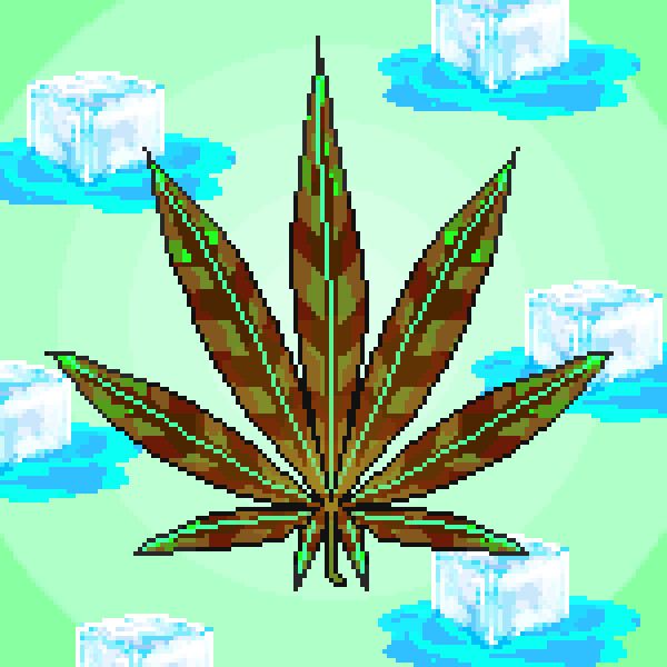 Pixel art thematic weeds — animated by Camila Xiao — ProUser.Me