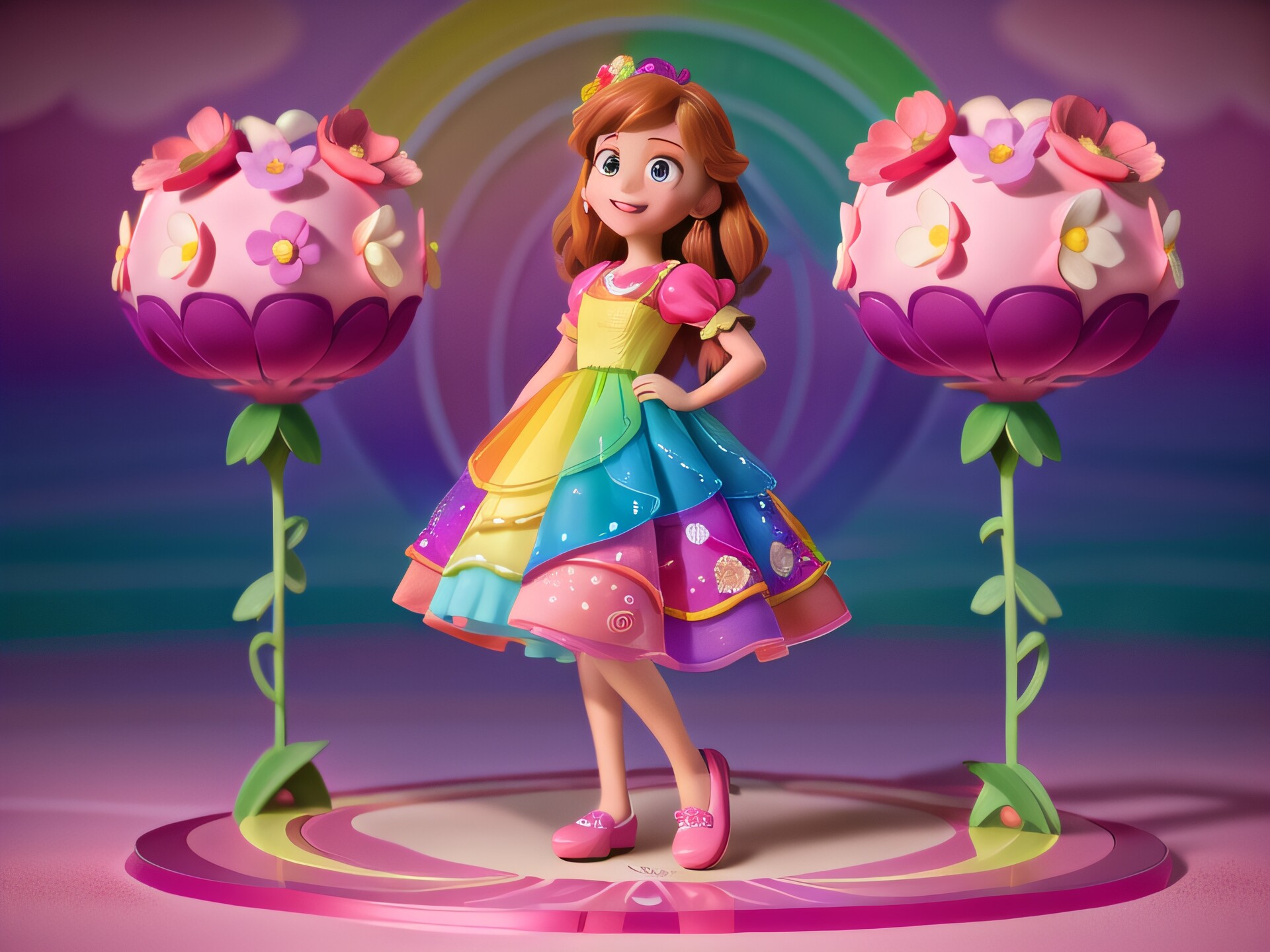 ArtStation - Rainbow Girl Characters