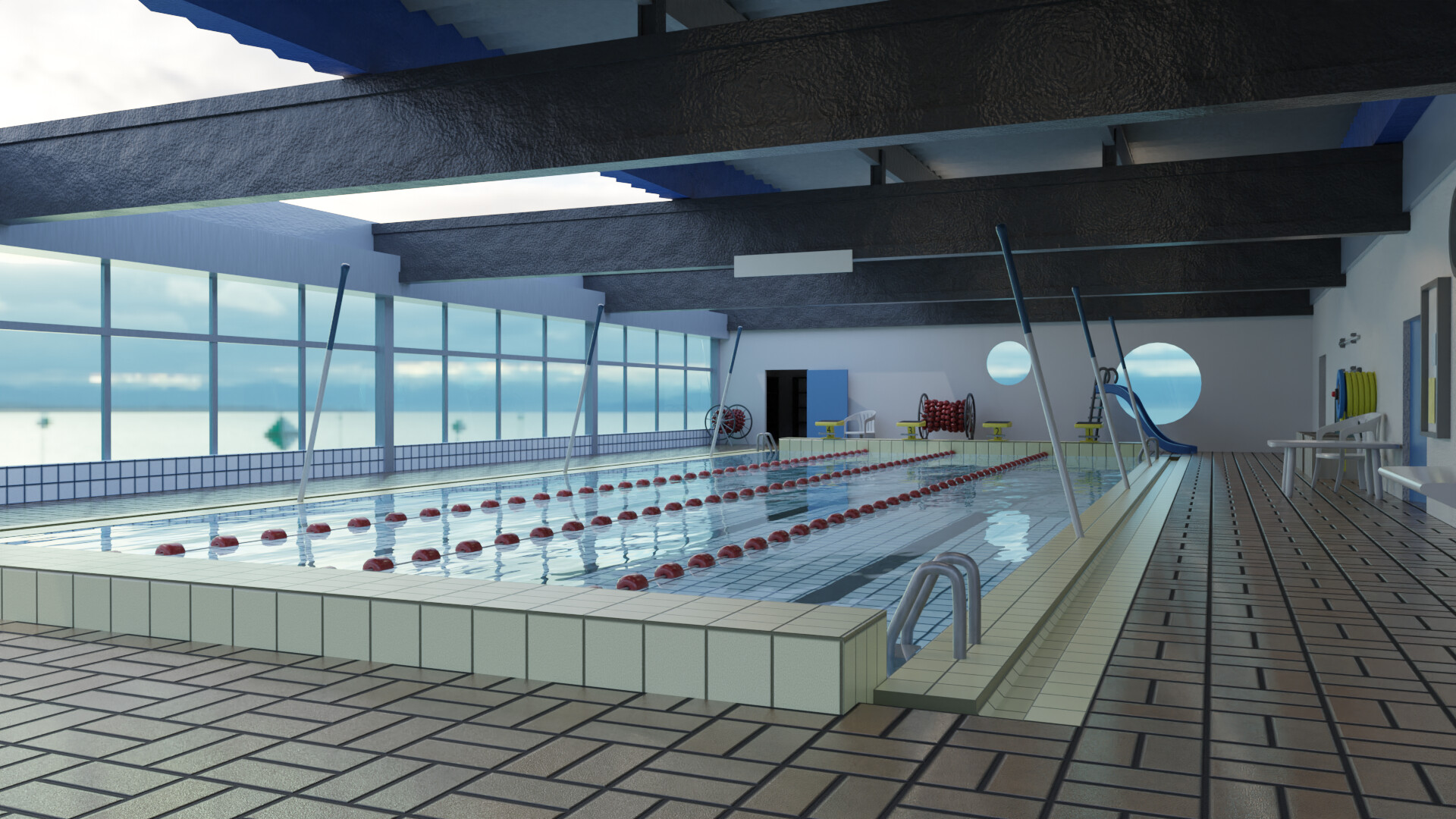 ArtStation - Swimming pool