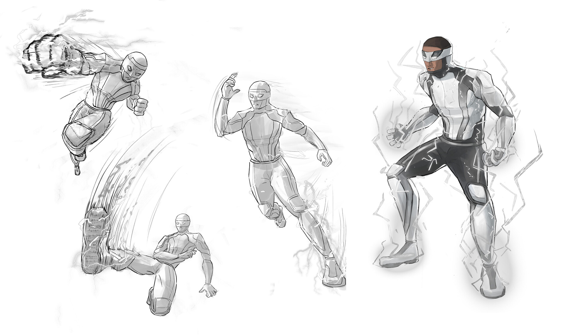 ArtStation - Bolt - comic book character concept