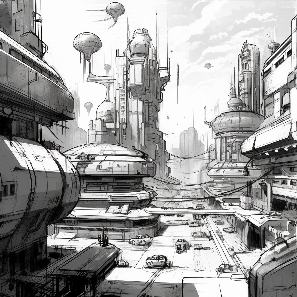 ArtStation - Futuristic concept Art - A world full of possibilities