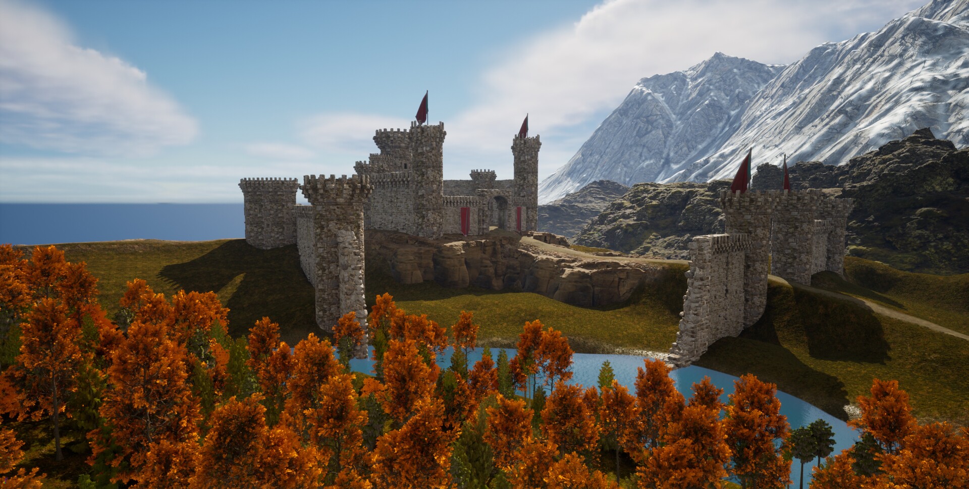 ArtStation - Riverside Castle