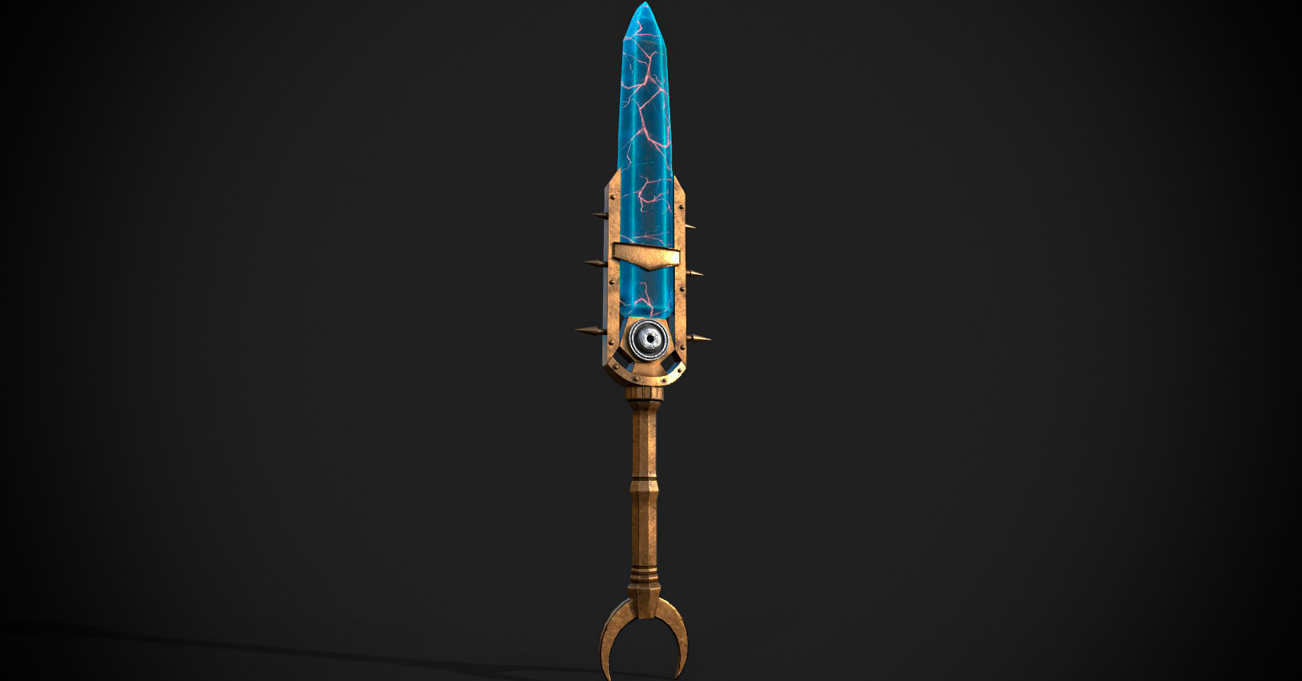 ArtStation - Dagger with crystal