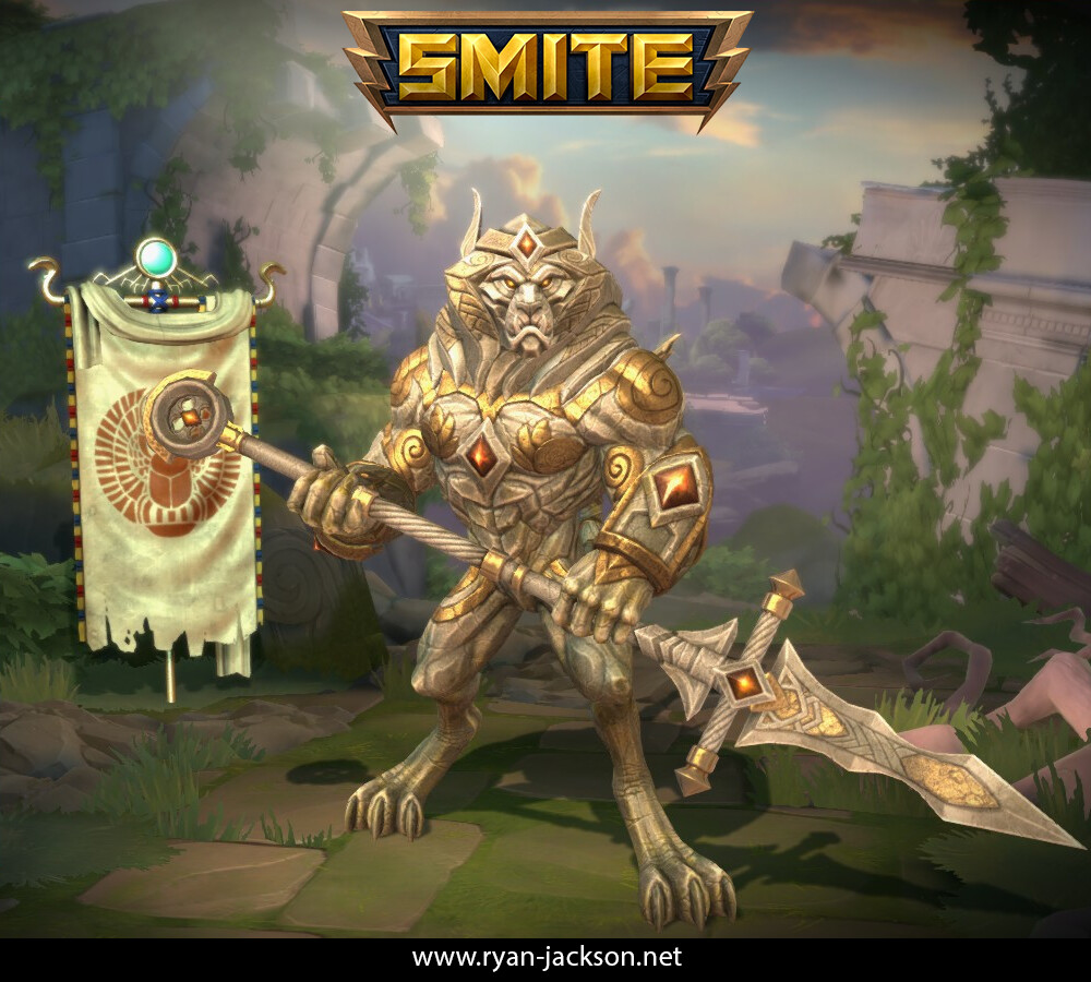Smite Anhur Wallpaper