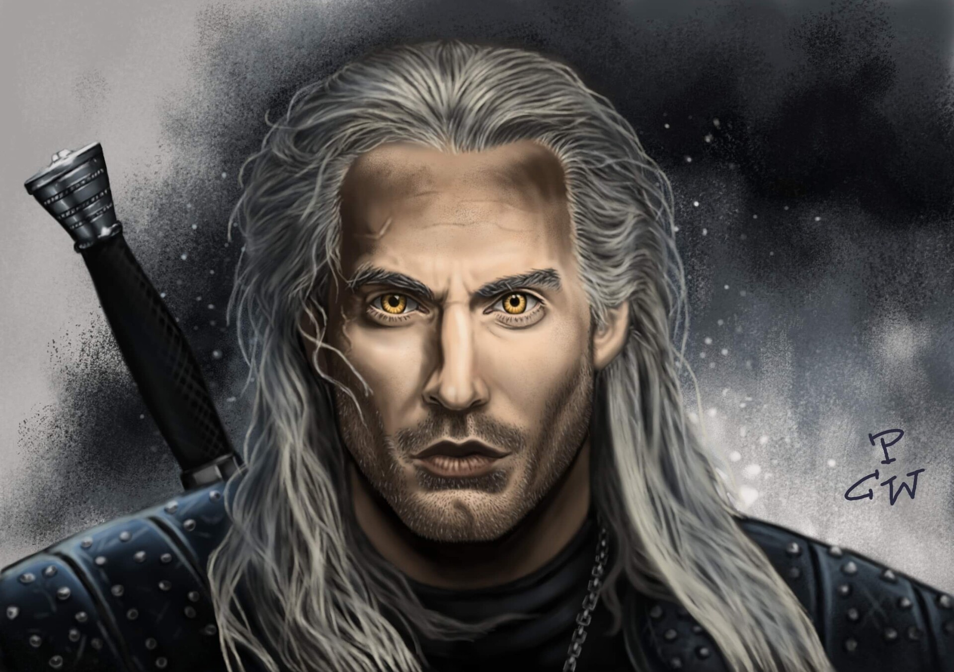 ArtStation - The Witcher Fan art ( Geralt of Rivian )