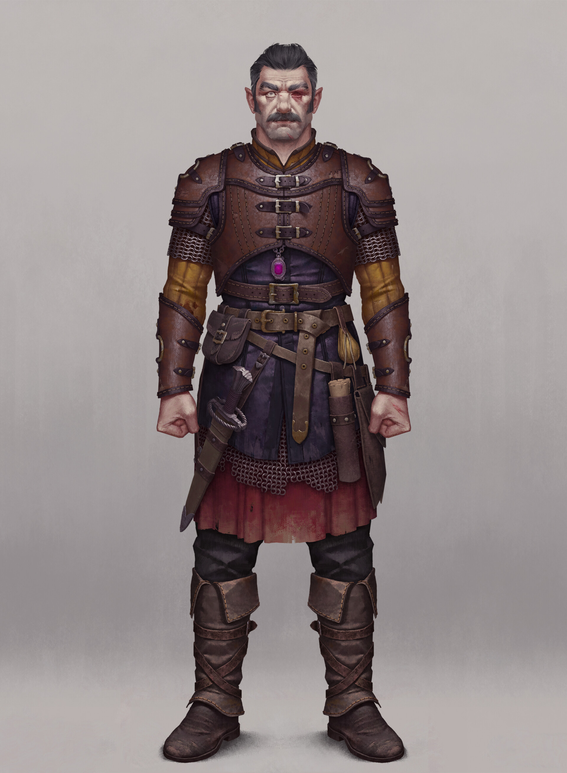 ArtStation - personal character design; bounty hunter Zeno