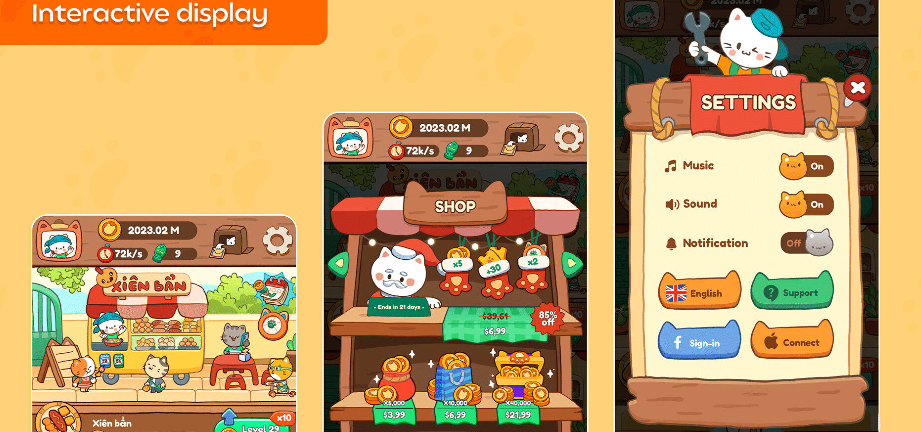 Rm0555 - UI Design - Idle kitchen game