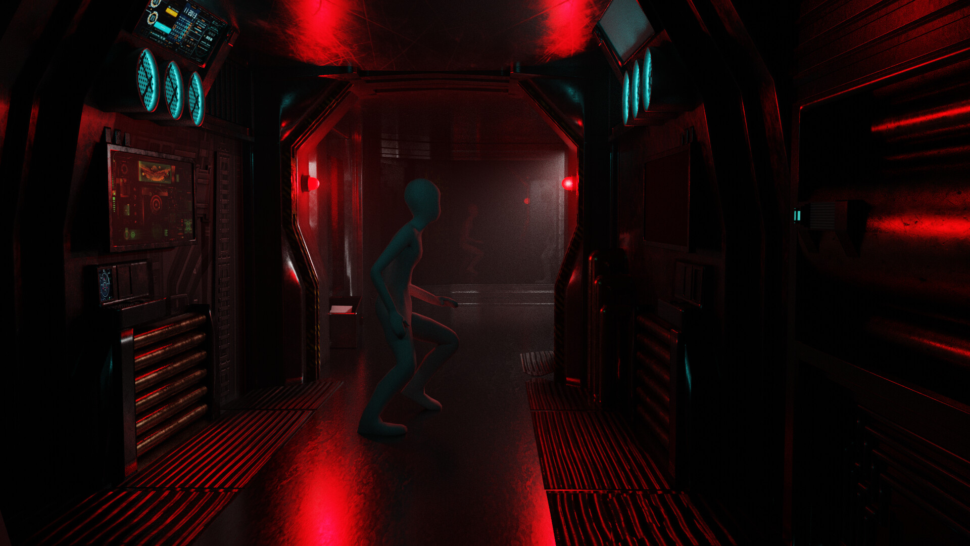 ArtStation - Horror Game Environment (Blender 3D