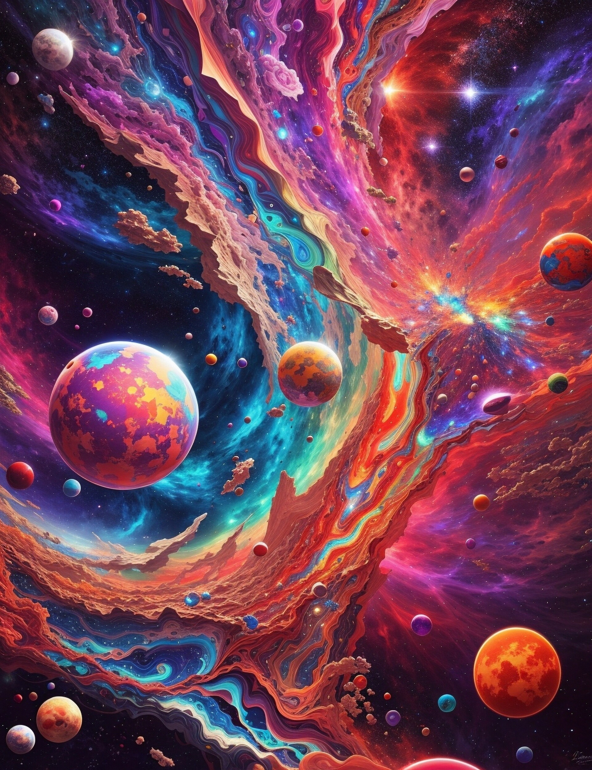 Vibrant Nebula