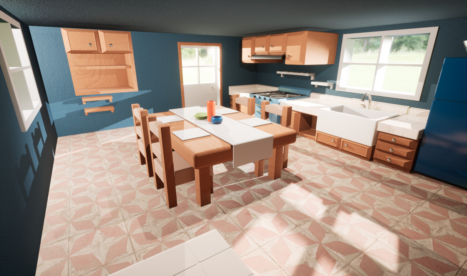 ArtStation - Stylized Kitchen