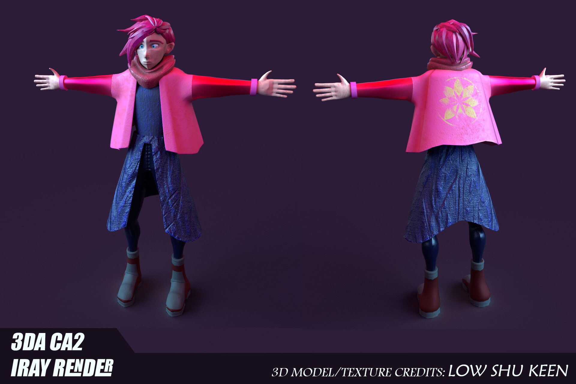 Shu Keen Low - 3DA CA2 Character Texturing/Modelling