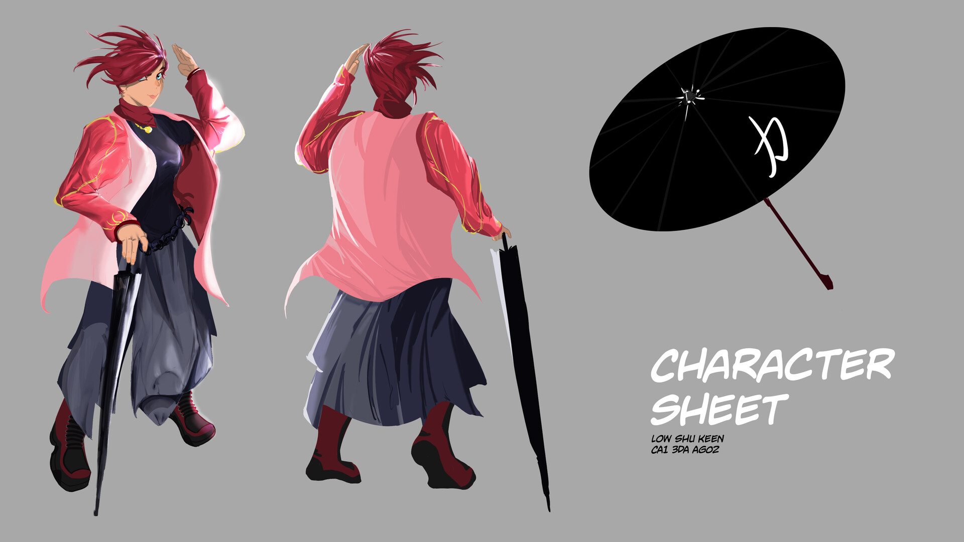 Shu Keen Low - 3DA CA2 Character Texturing/Modelling