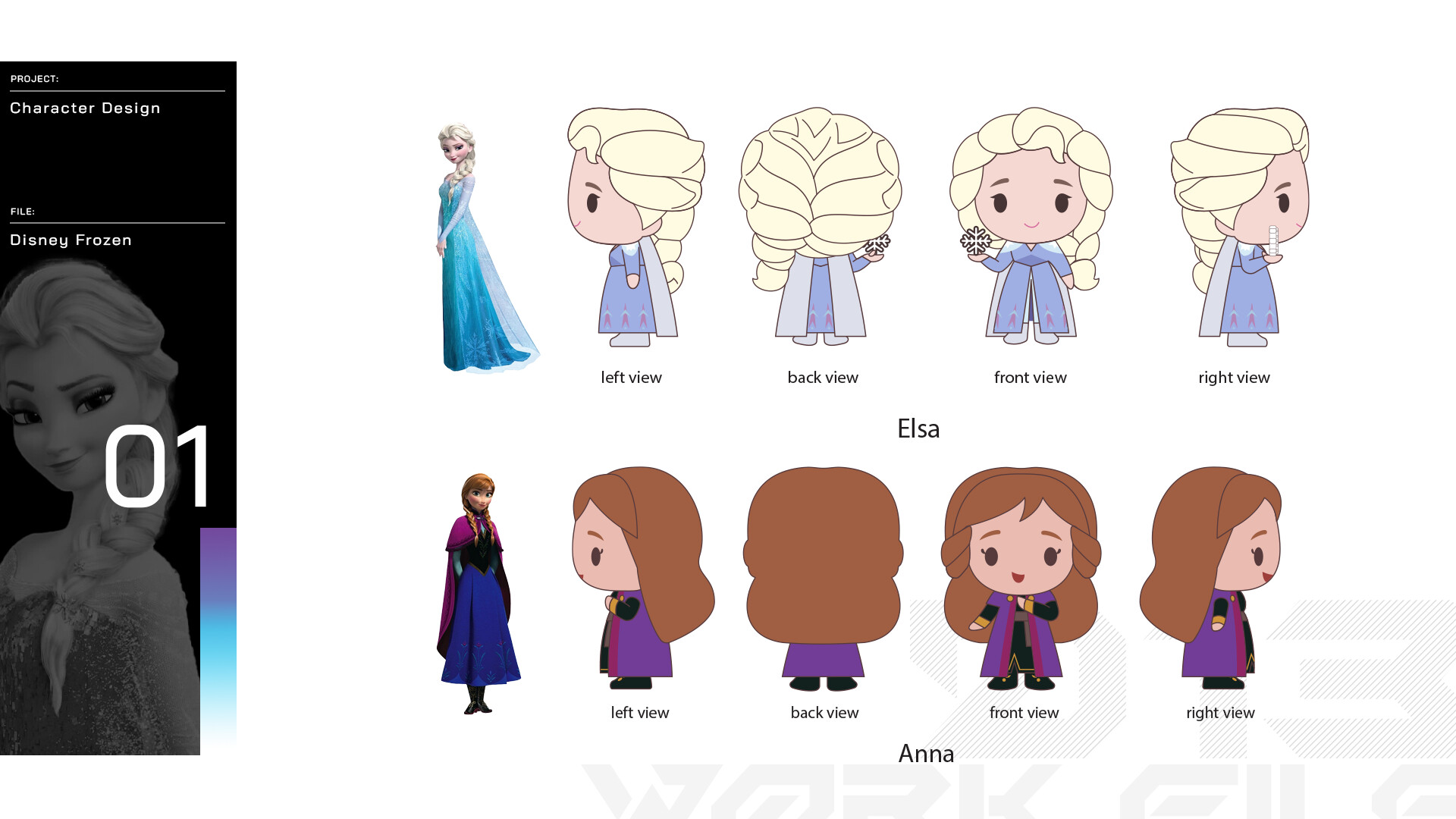 Disney Character Design Frozen
