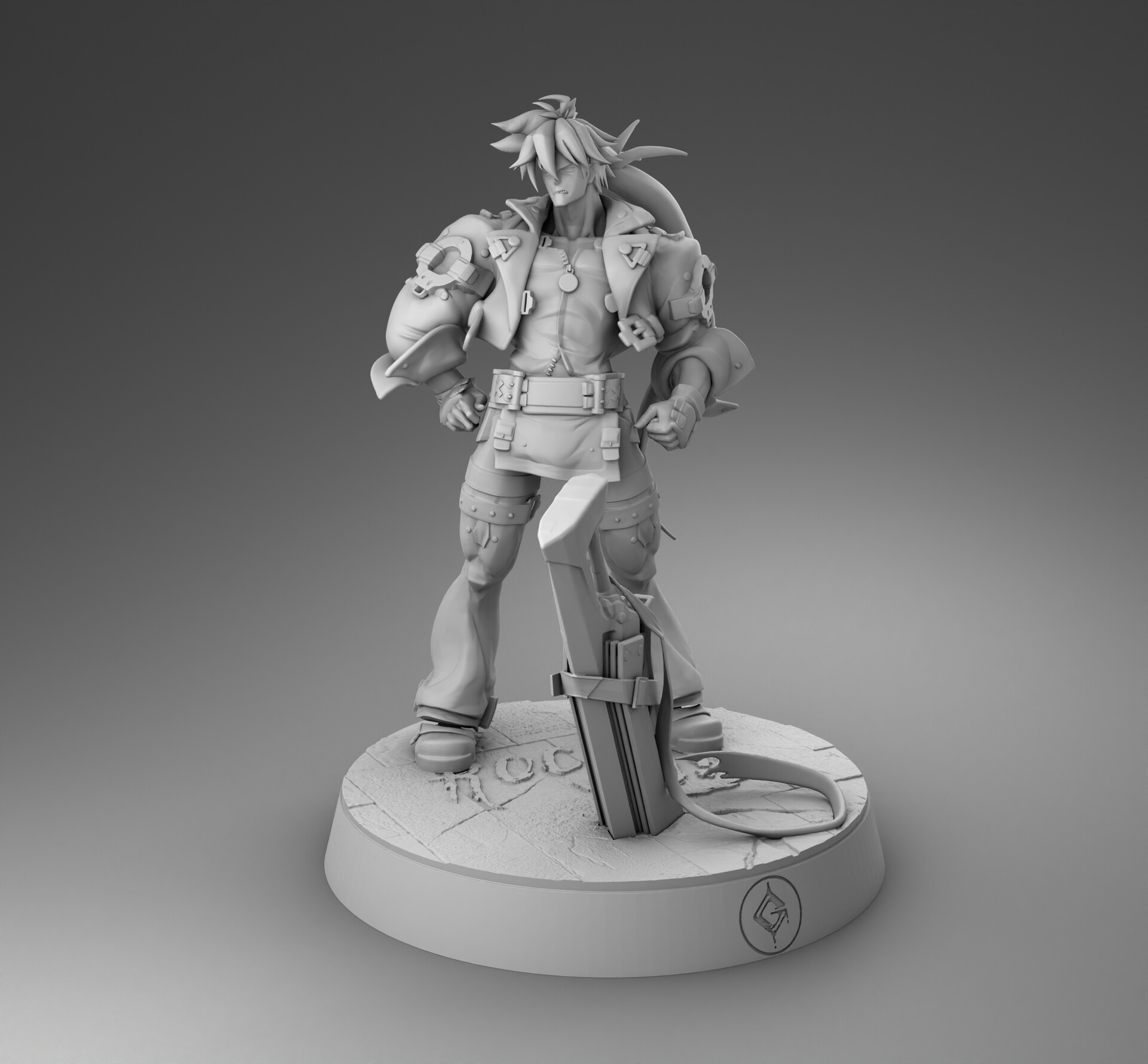 ArtStation - Sol Badguy | 3D Print Project