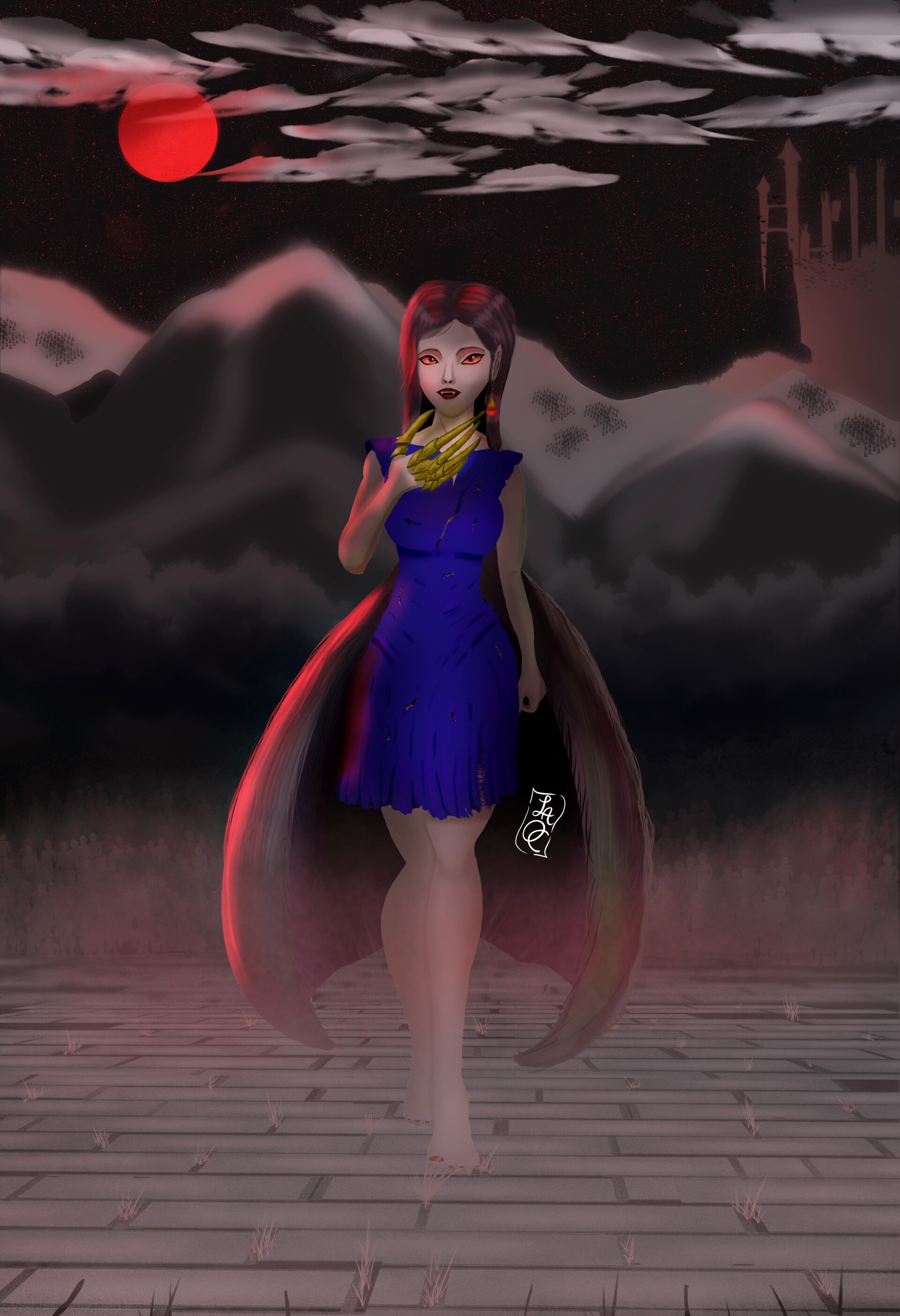 ArtStation - Vampire Lenore Exiled