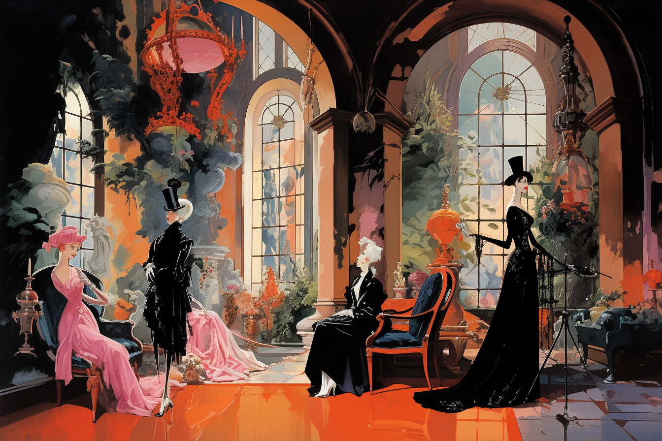 ArtStation - Salon Black