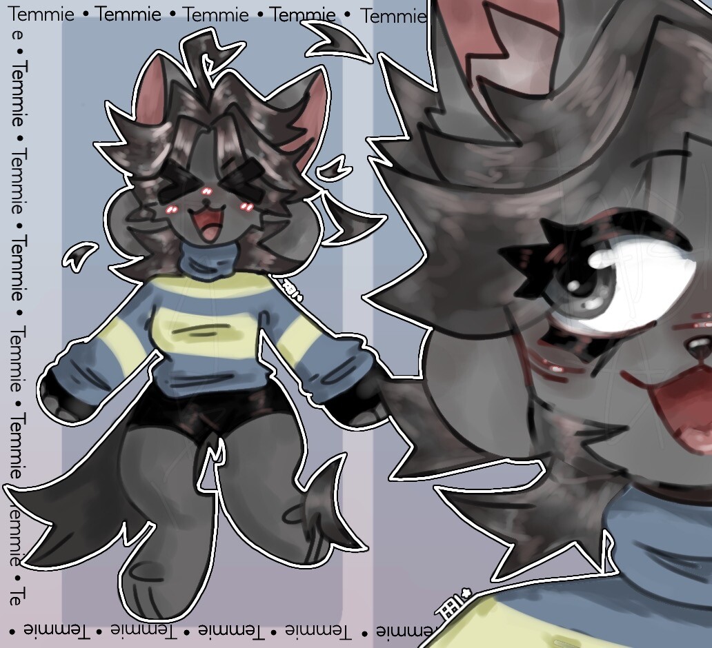 ArtStation - Temmie from Undertale