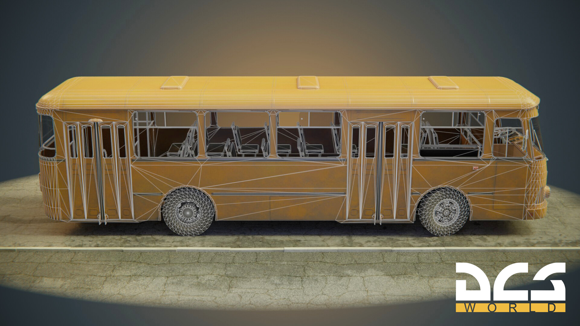 Arthur Man - Liaz 677 Soviet bus from DCS WORLD