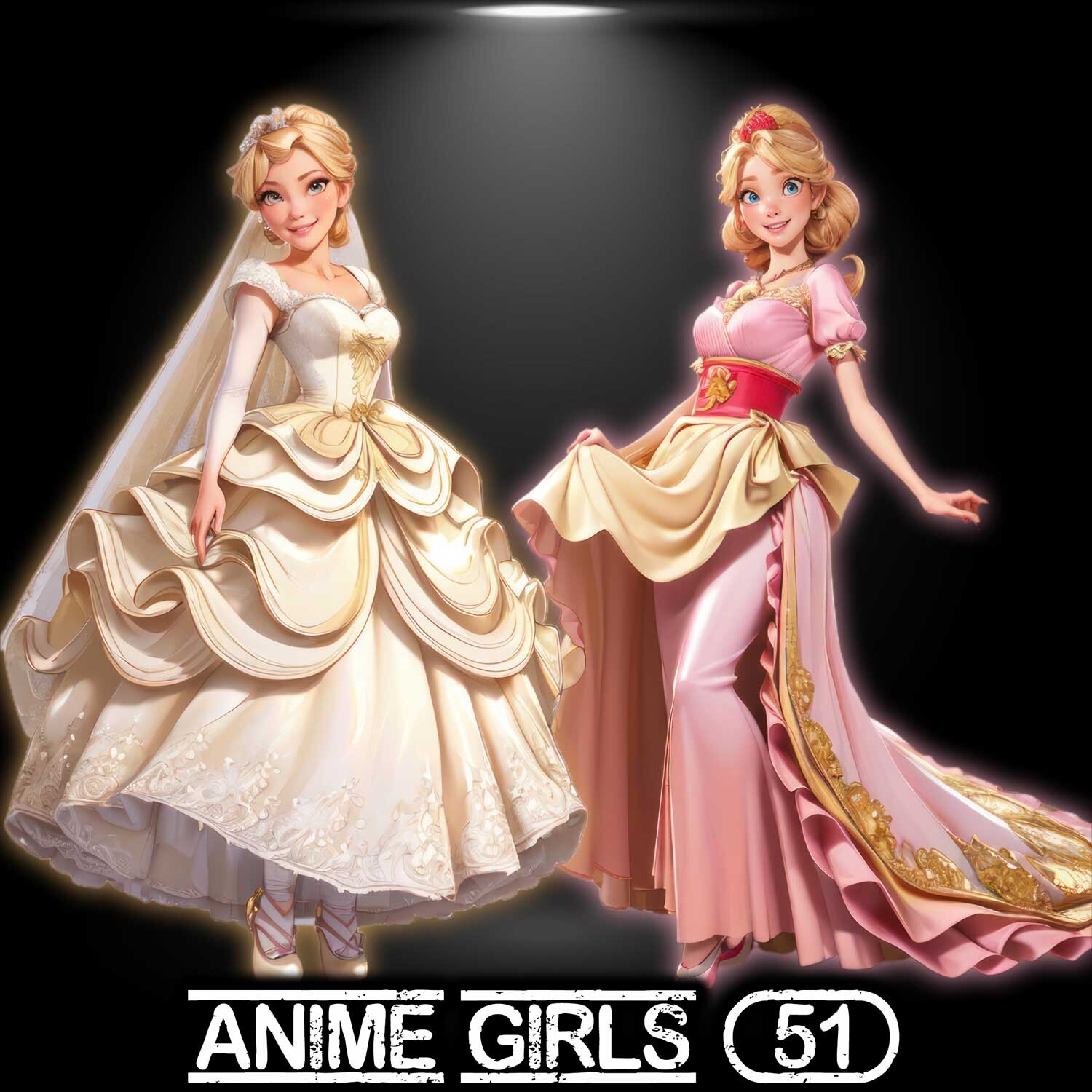 ArtStation - 210+ Anime Girls Images Reference Pack - 4K Resolution - V.51