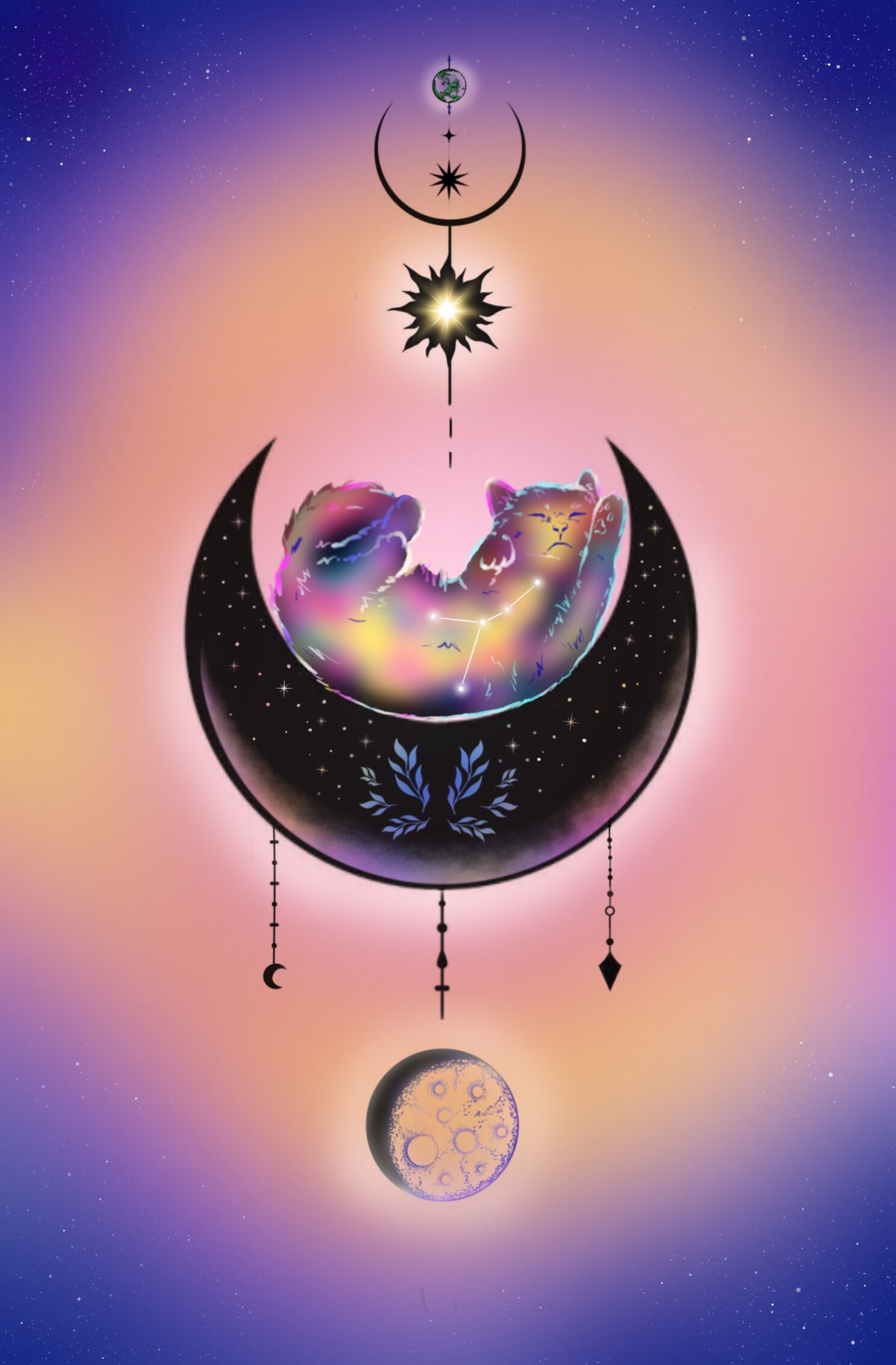 ArtStation - Moon Cat