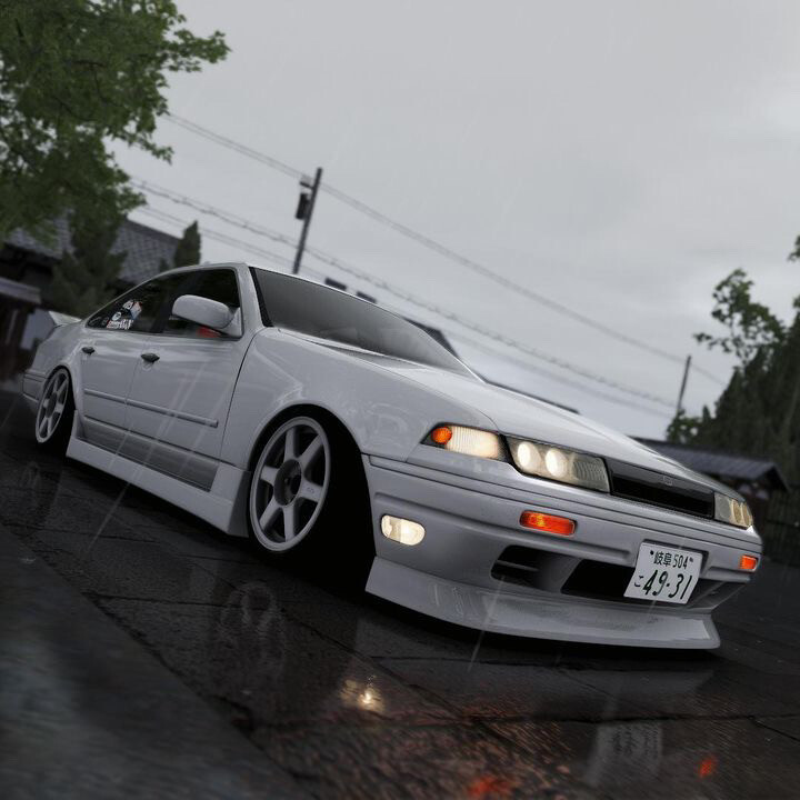 ArtStation - Nissan Cefiro A31 oldschool edit
