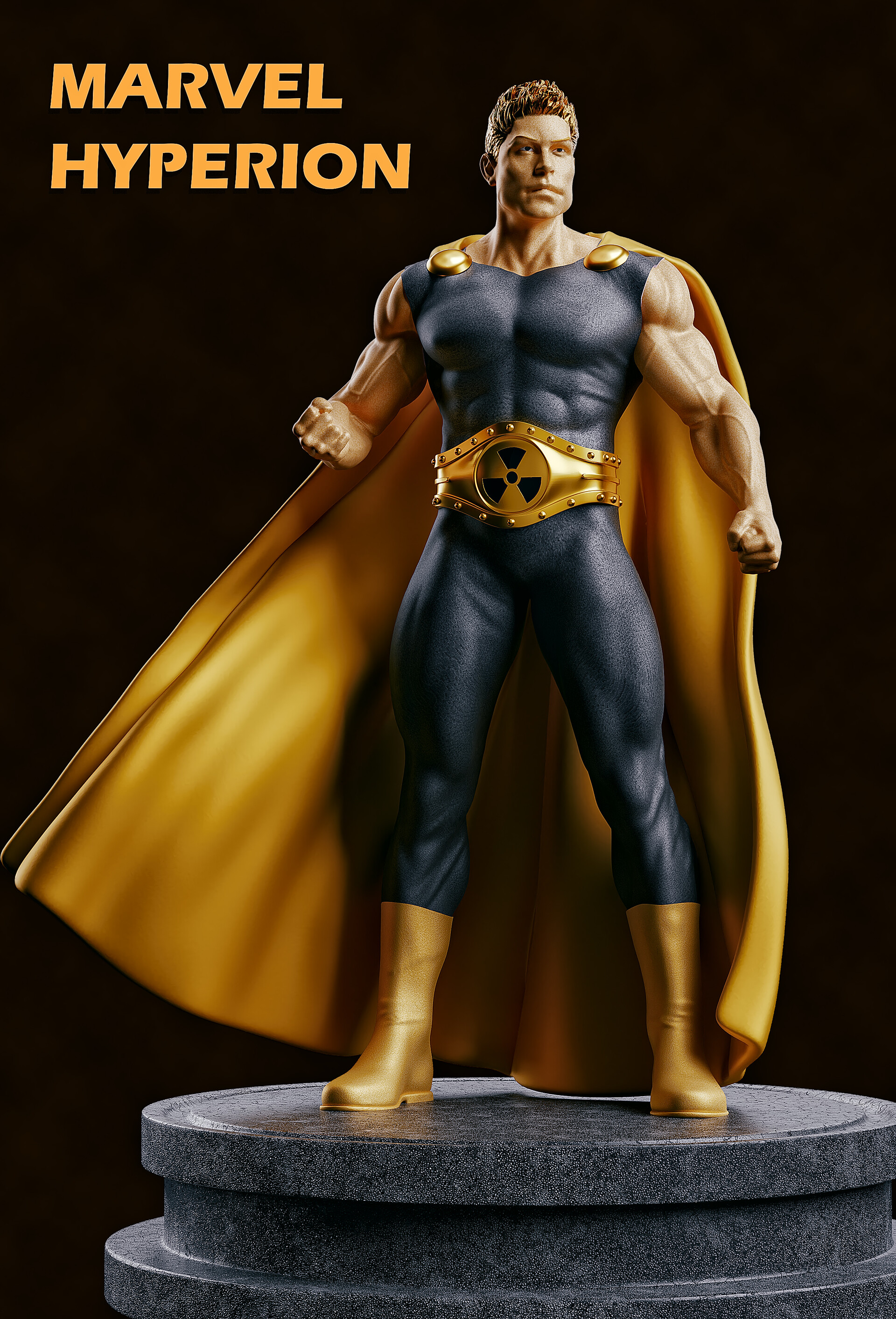 ArtStation - Marvel Hyperion 3d print statue