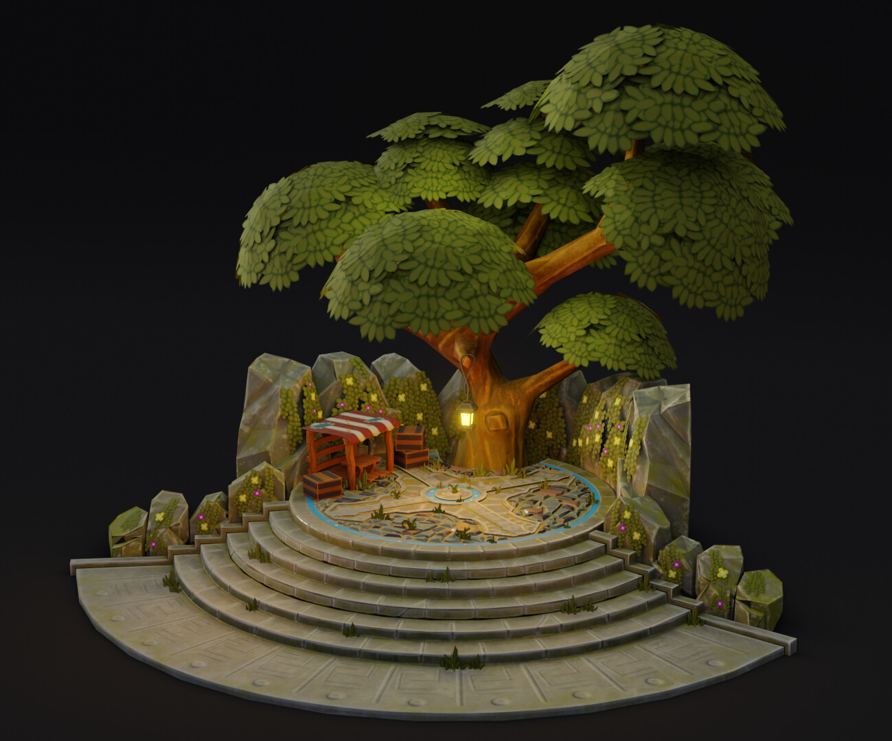 ArtStation - Stylized environment base