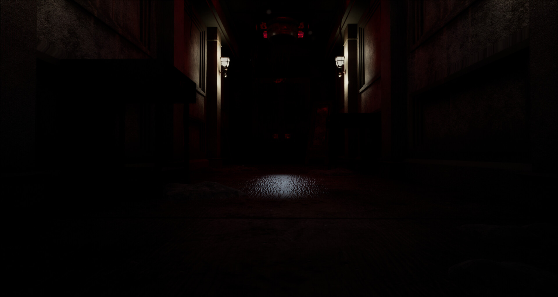 ArtStation - Horror Hallway (3D Environment Concept)