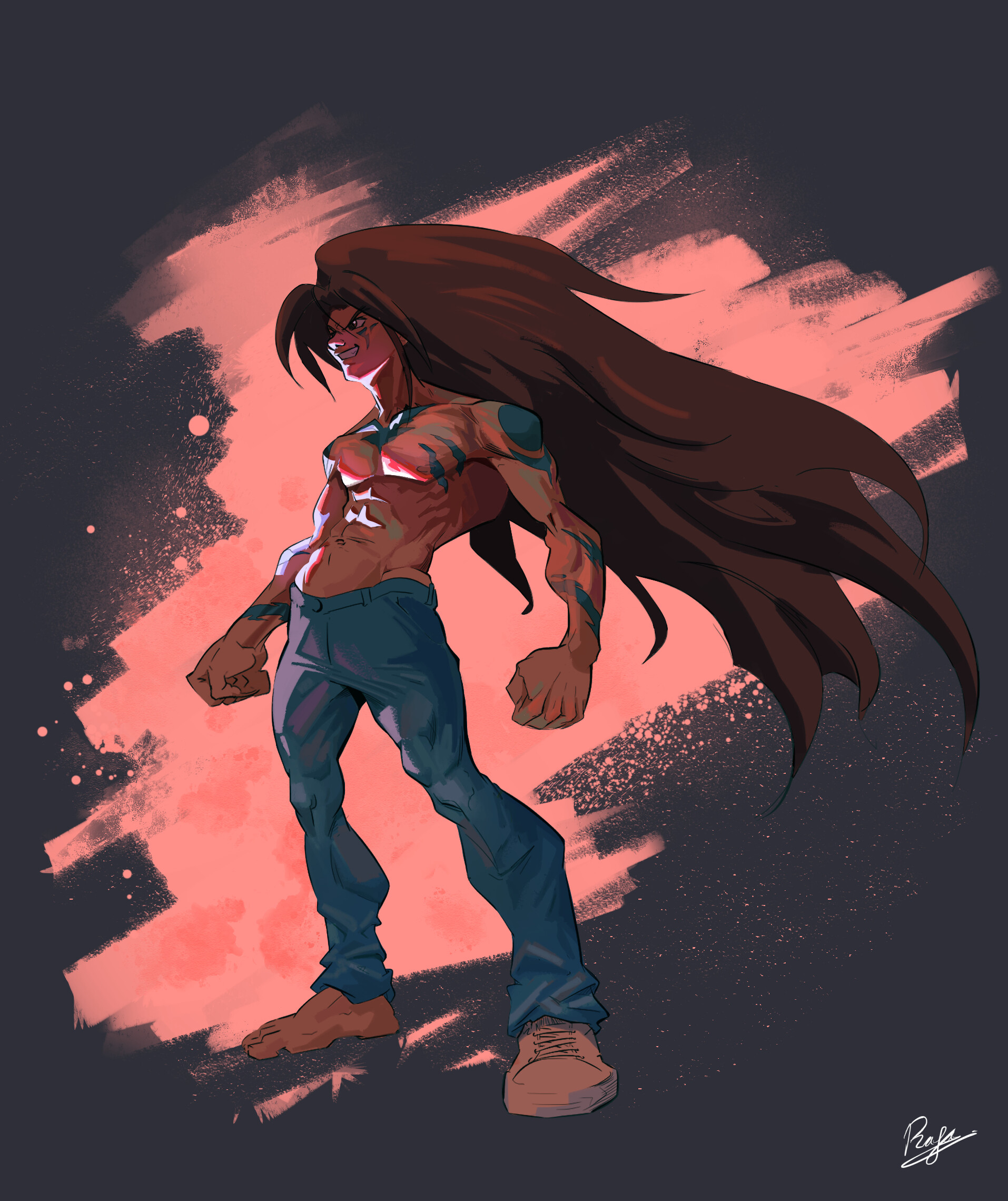 ArtStation - Mazoku yusuke fan art