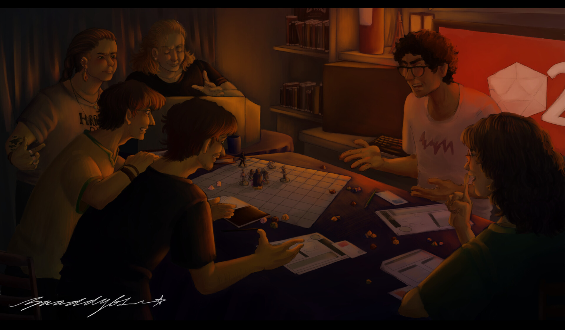 ArtStation - Tabletop RPG with my friends