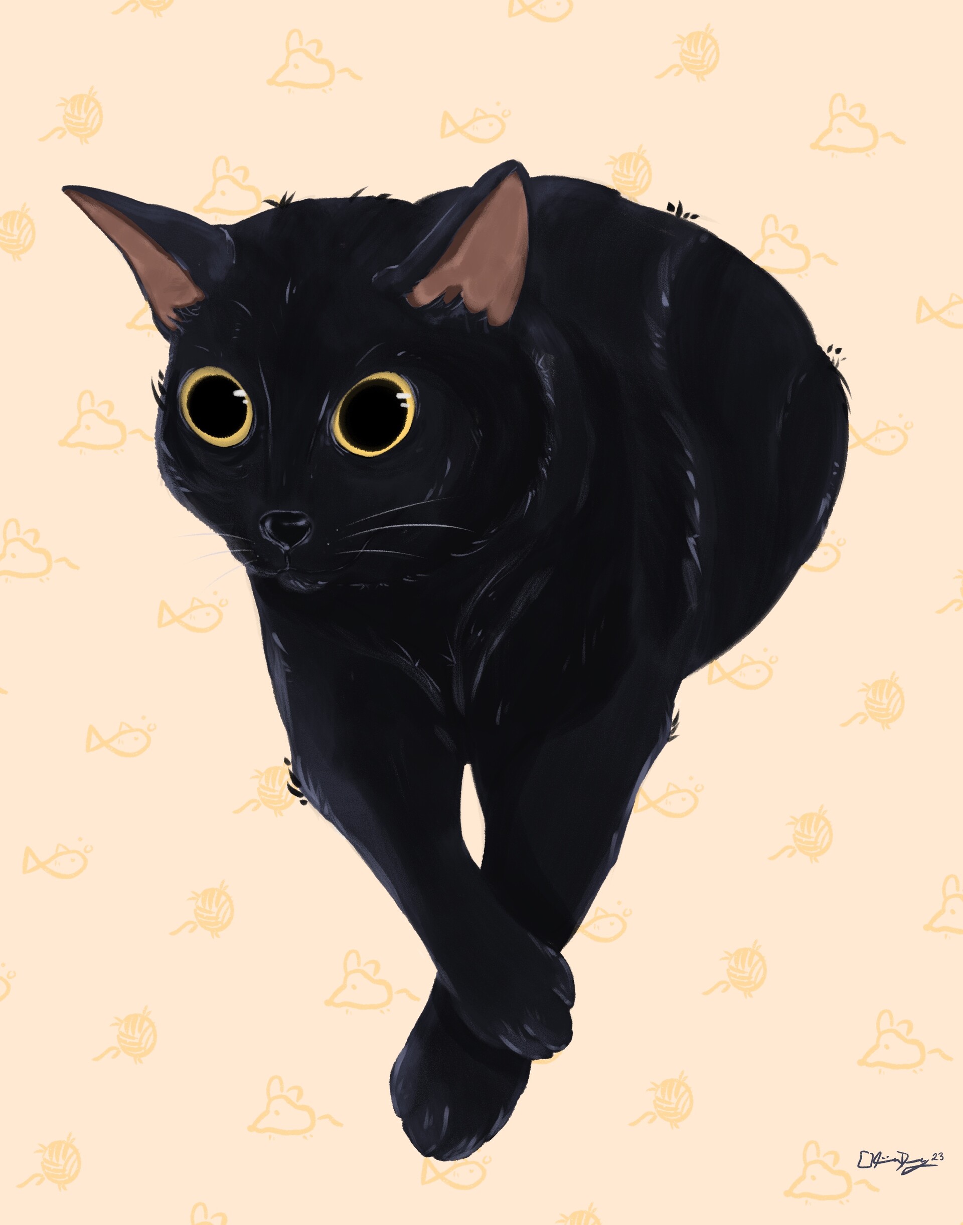 ArtStation - Buck the Cat