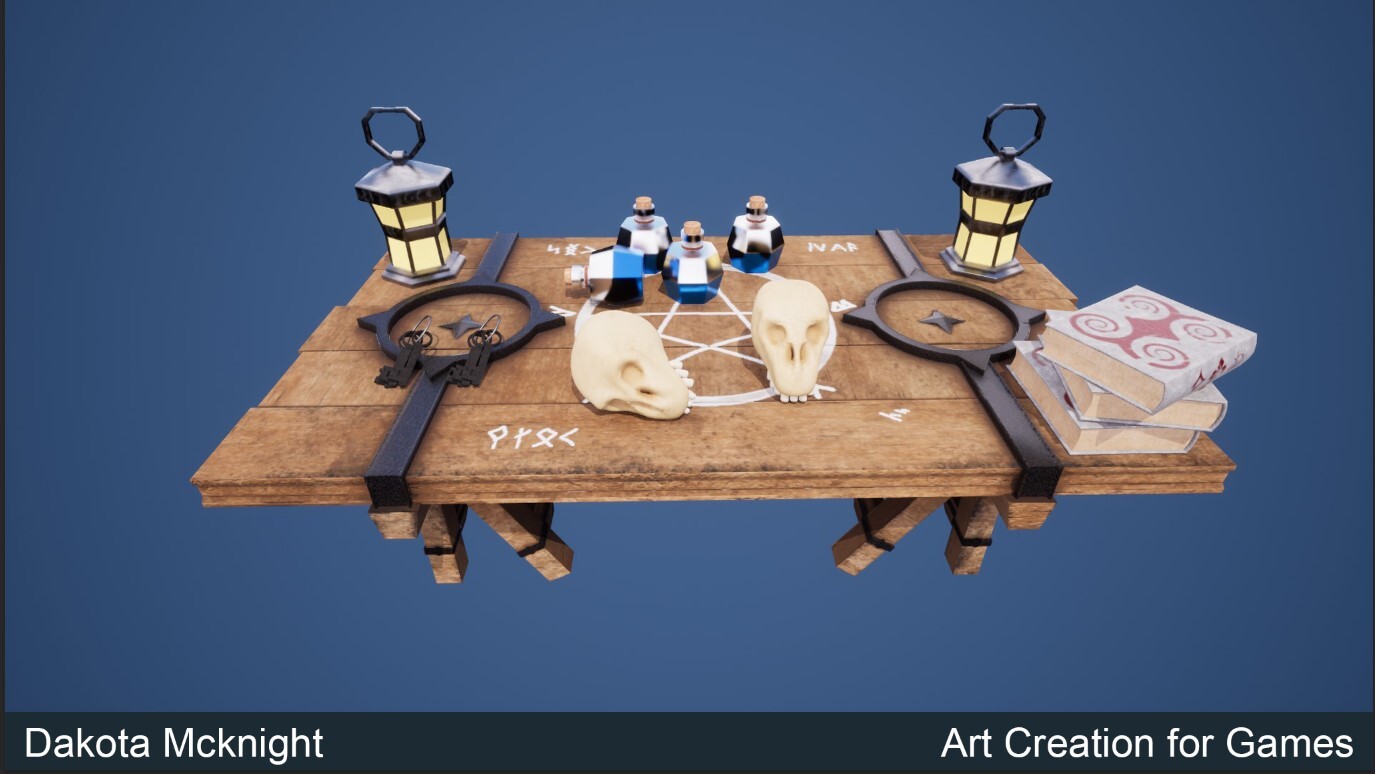 ArtStation - Wizard Table