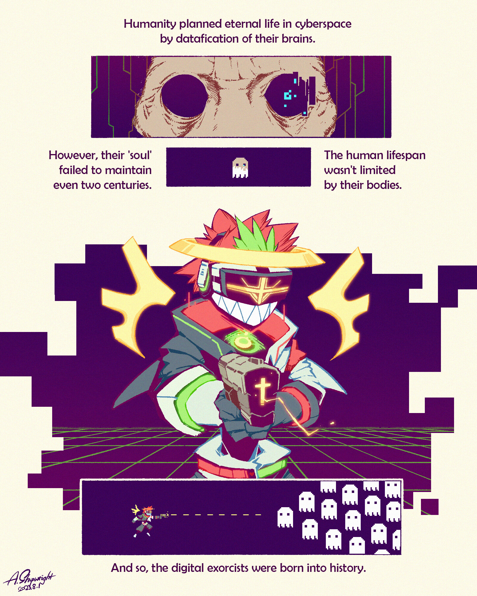 ArtStation - Cyber Ghost Hunter