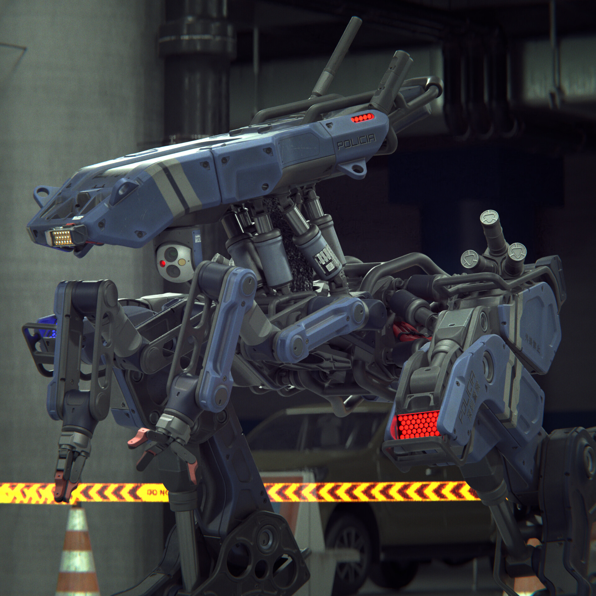 Lancelot(独眼) - Police Multi-purpose Robot